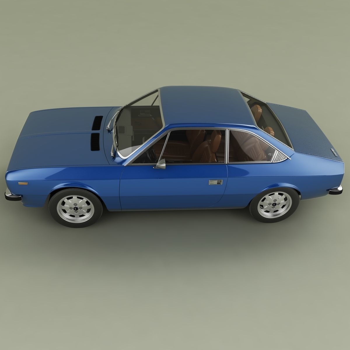 Lancia Beta Coupe 3D model | CGTrader