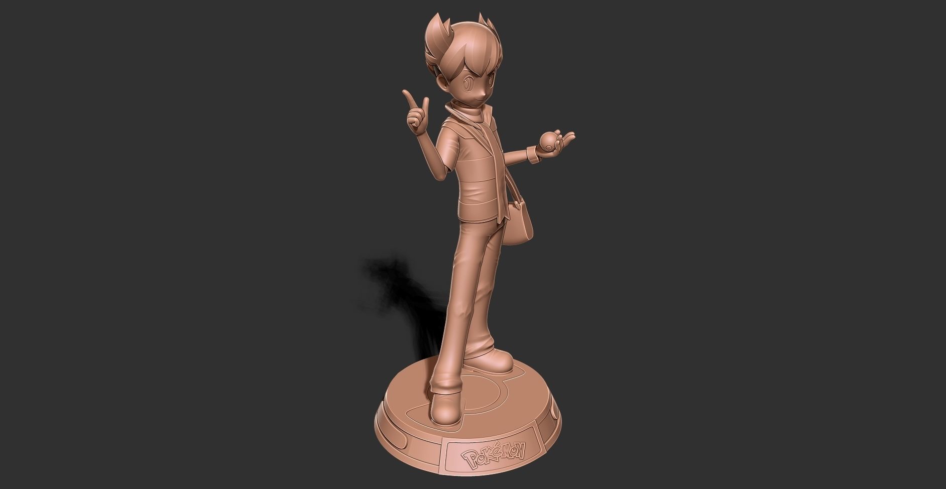 Barry - Pokemon Fanart free 3D model 3D printable | CGTrader