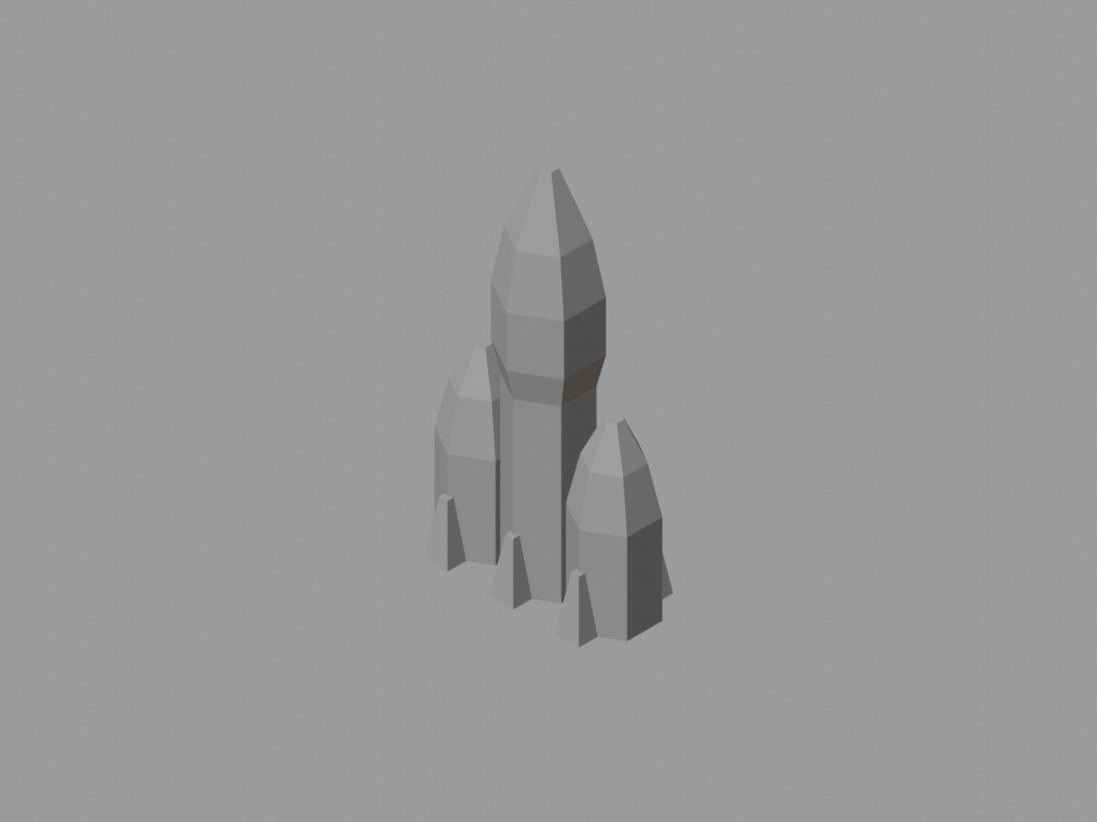 Rocket 3D model animated | CGTrader