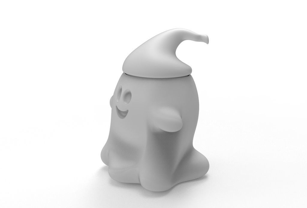 ghost container 3D model 3D printable | CGTrader