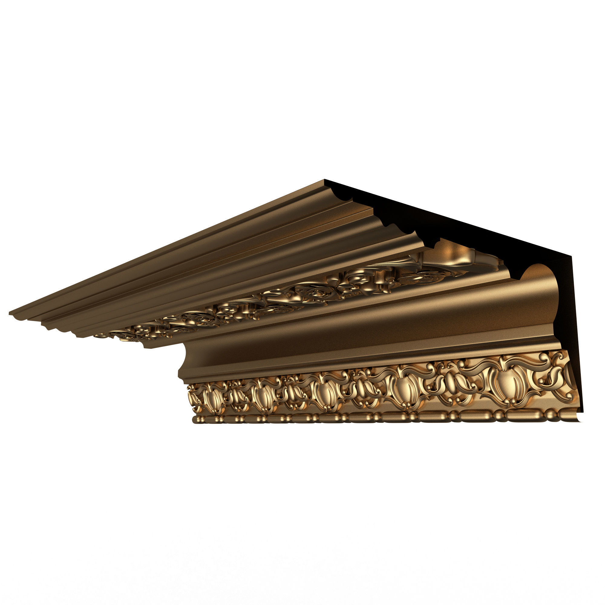 3D model Cornice Decoration Molding 06 VR / AR / low-poly | CGTrader