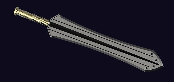 Black Panther - Killmonger vibranium sword 3D model 3D printable | CGTrader