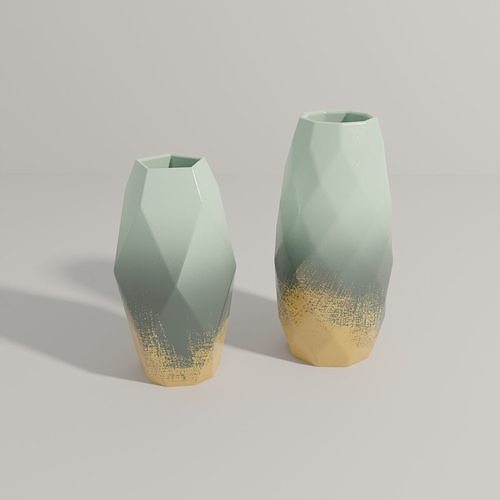 Geometric vase free 3D model | CGTrader