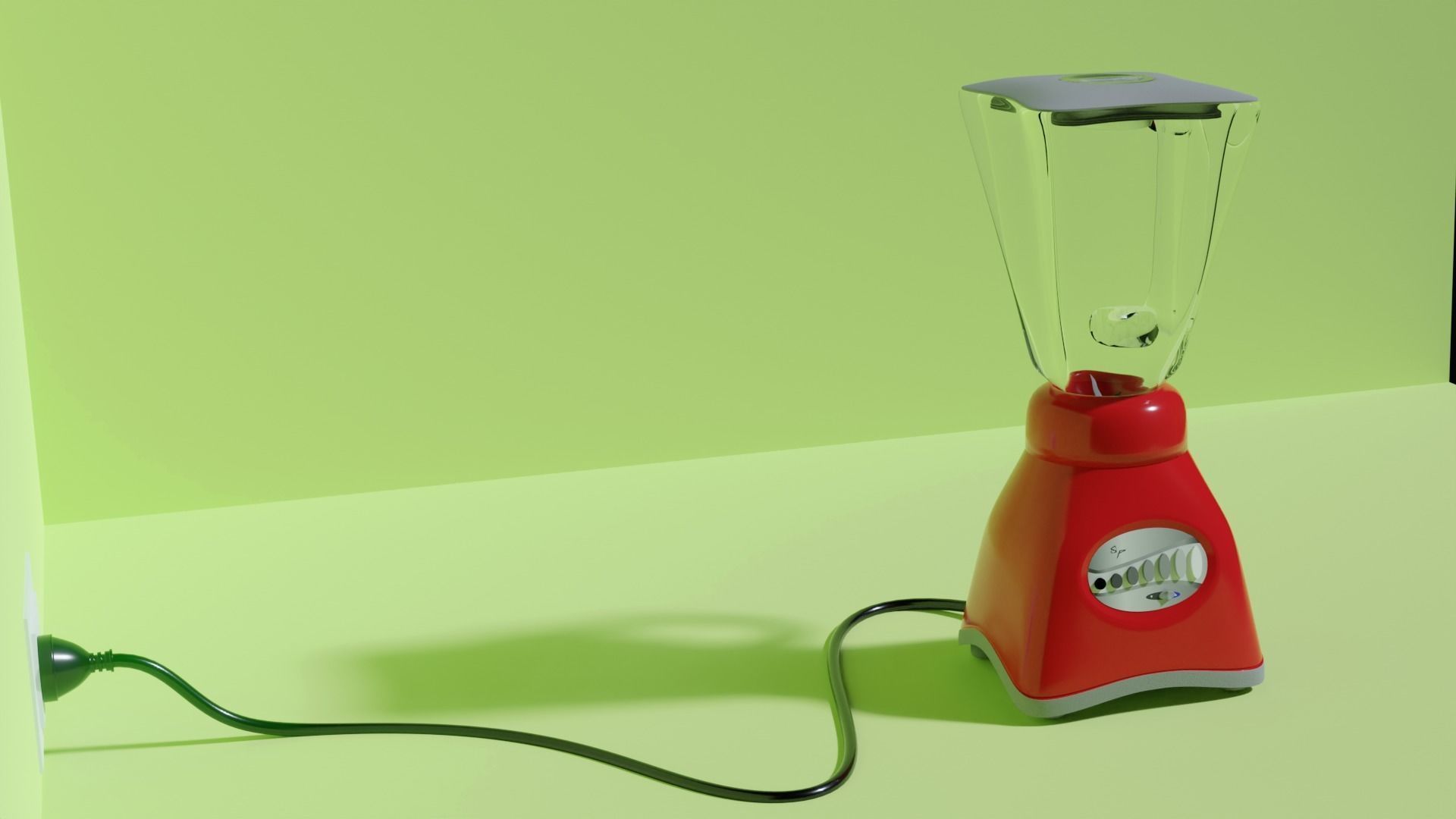 Red Blender 3D model | CGTrader