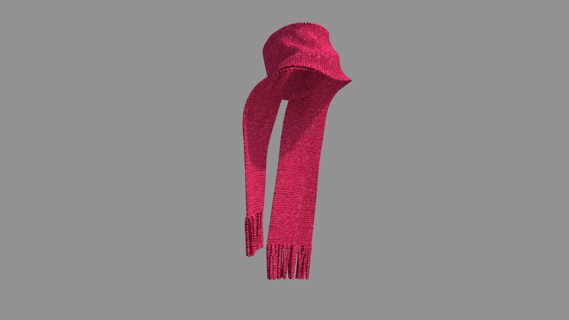 3D model Scarf - High Neck Collar VR / AR / low-poly | CGTrader