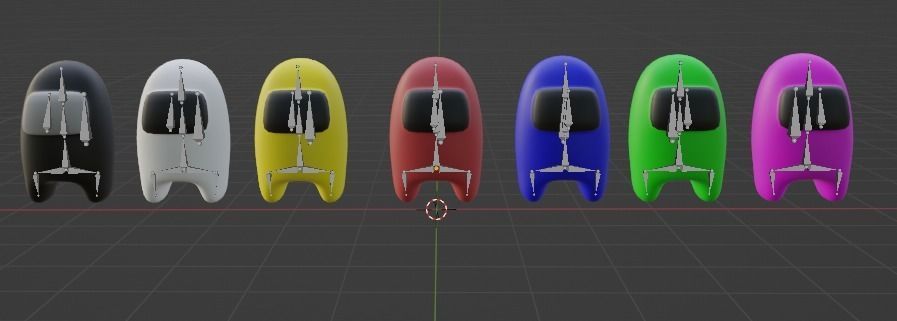 AMONG US 3D model rigged | CGTrader