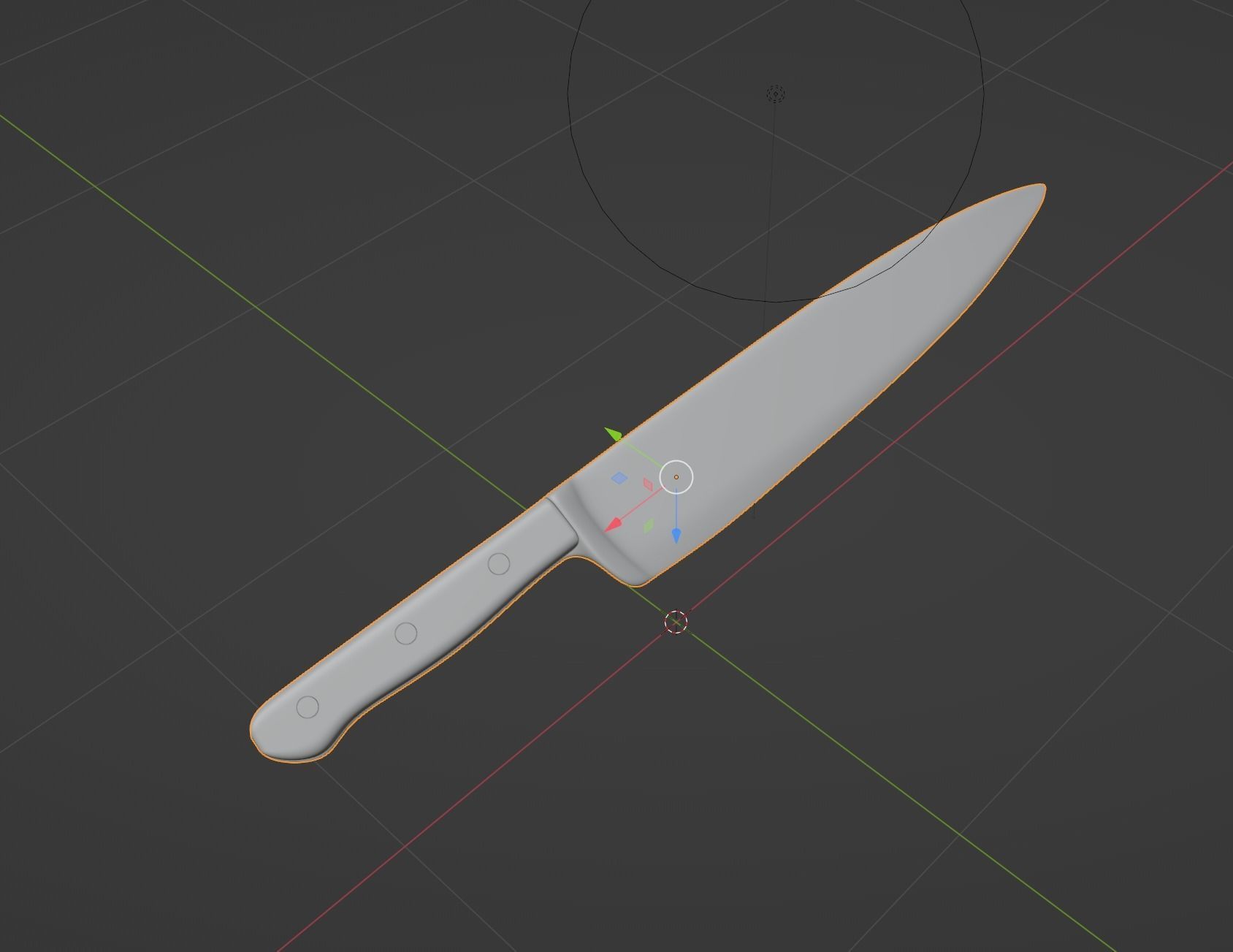 Superior Kitchen Knife 3D model | CGTrader