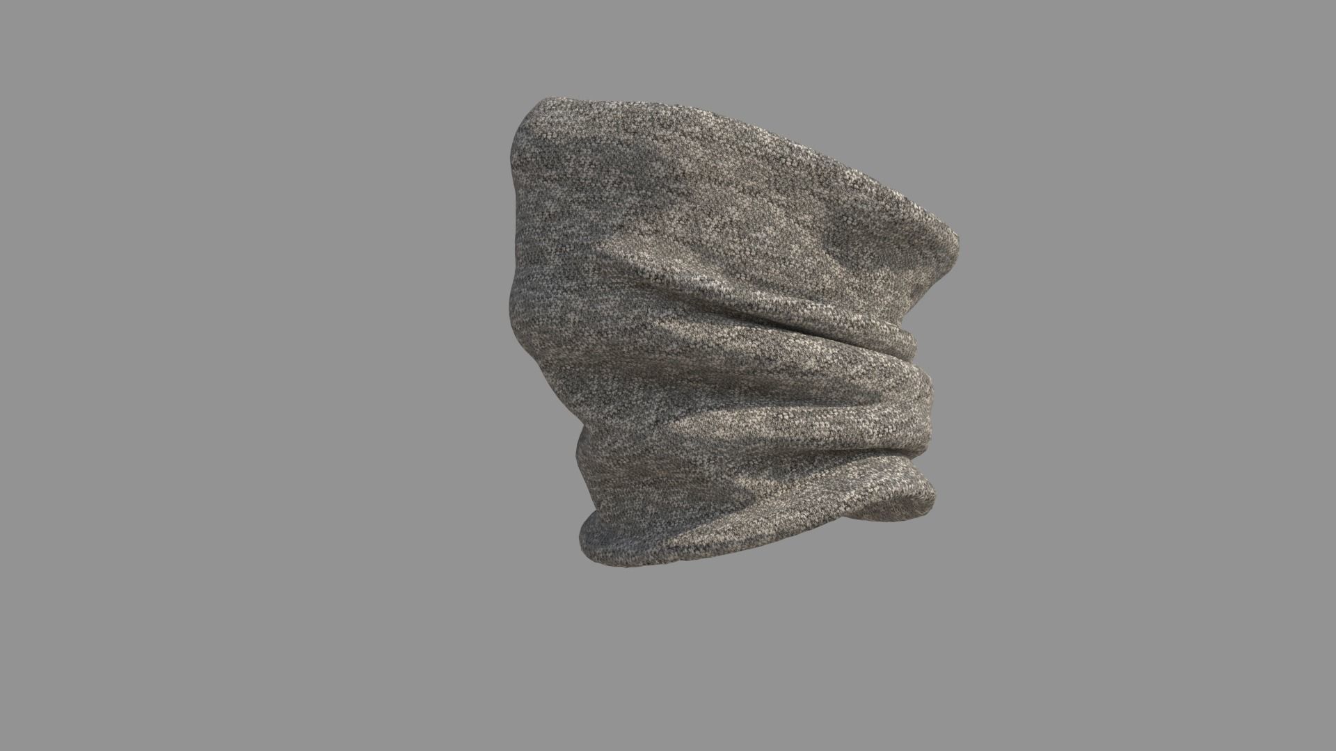 3D model Scarf - High Neck Collar VR / AR / low-poly | CGTrader