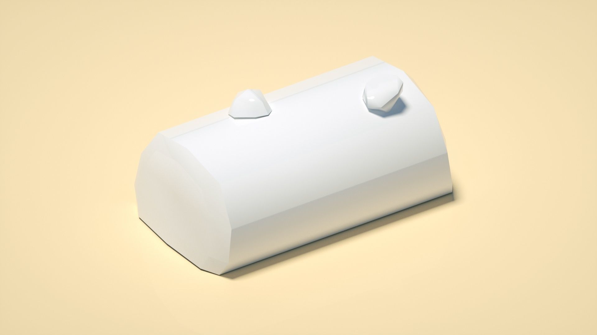 3D model bread roll west point cartoon food pastry C4D model VR / AR ...