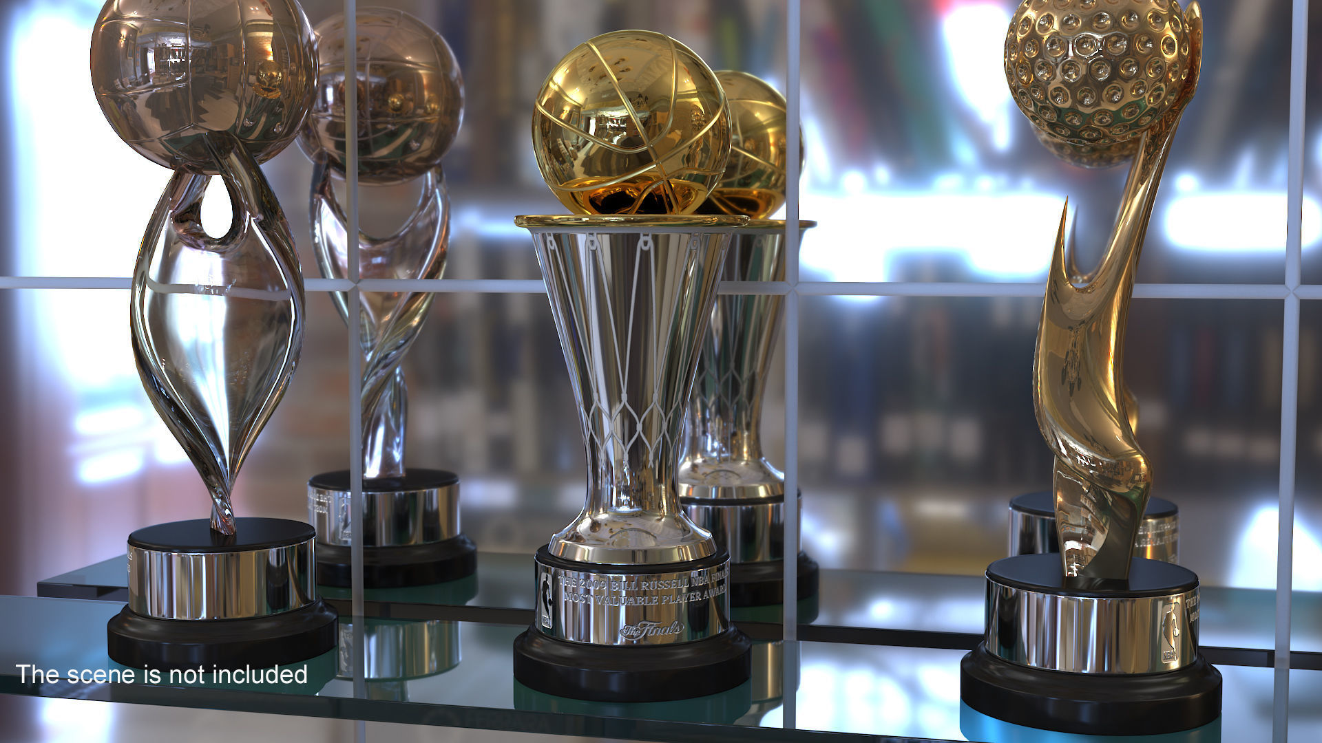 NBA Finals MVP trophy 3D model | CGTrader
