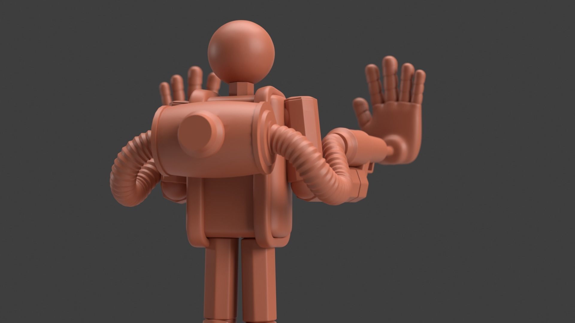 Poppy playtime Player with GrabPack fan made 3D PRINT MODEL 3D model 3D ...