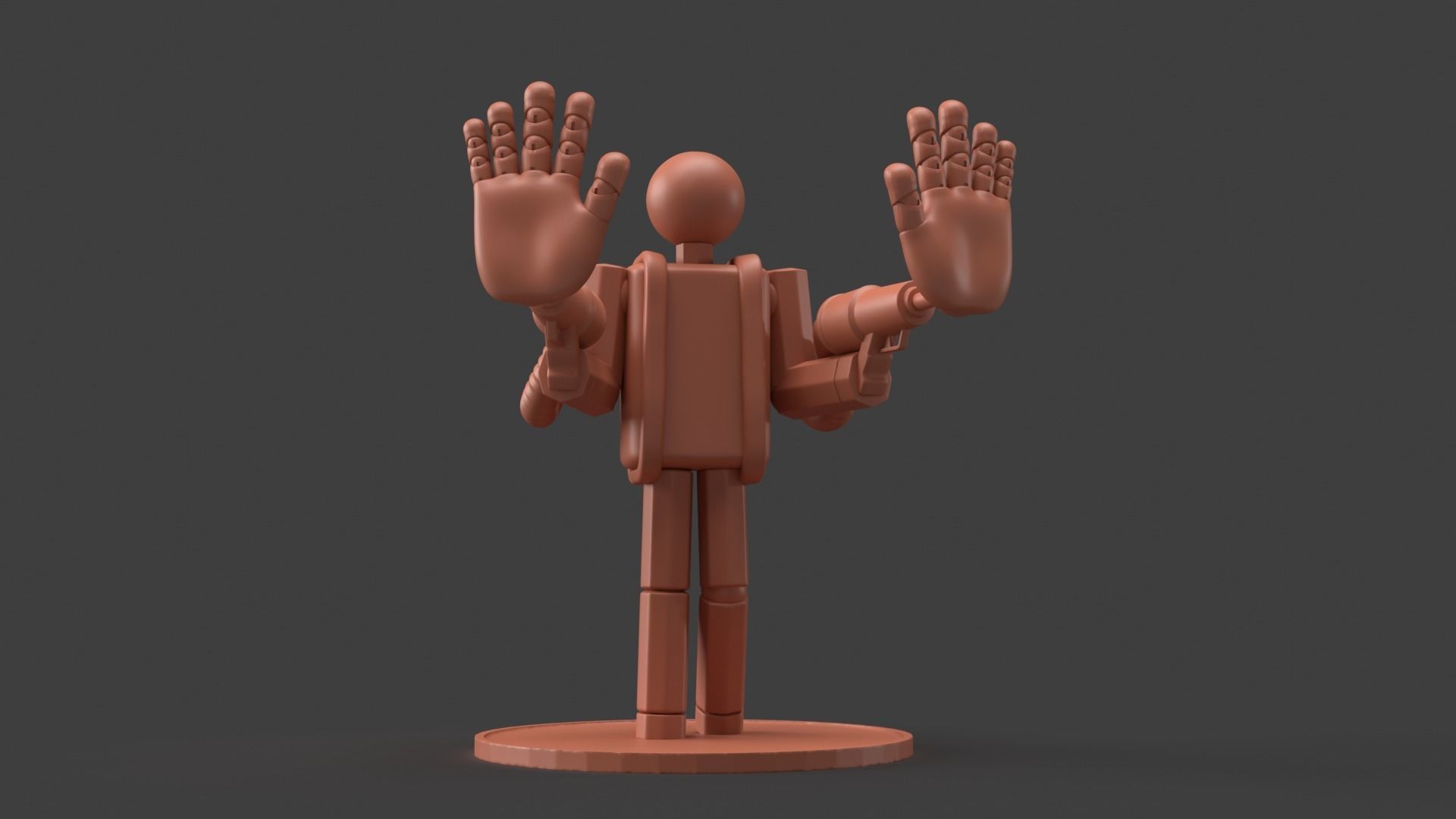 Poppy playtime Player with GrabPack fan made 3D PRINT MODEL 3D model 3D ...