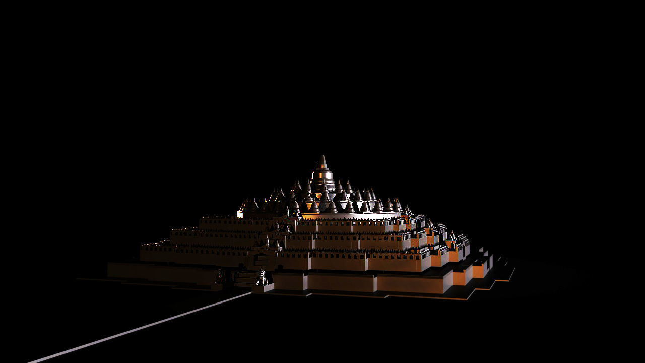 Borobudur Temple 3D model | CGTrader