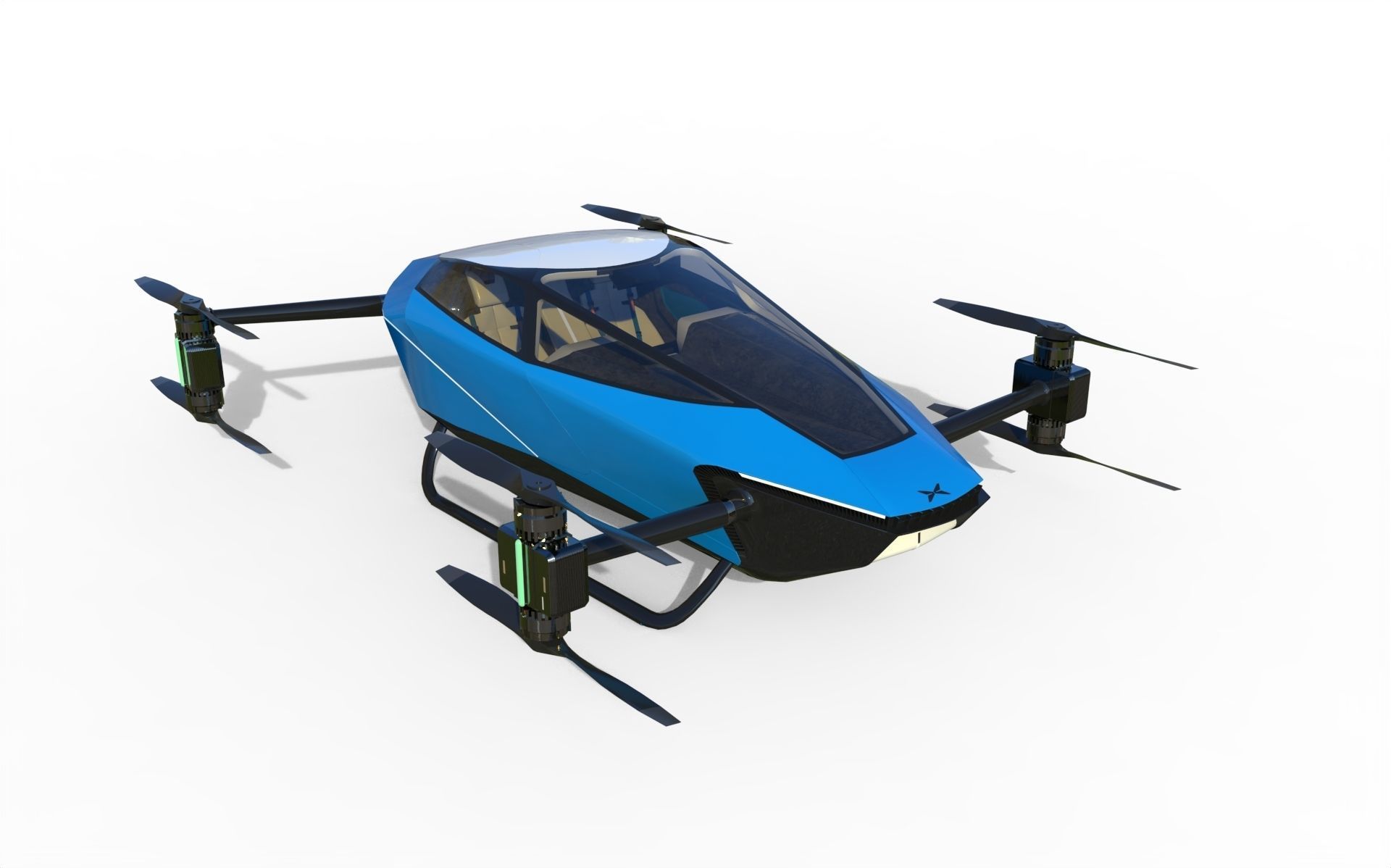 Xpeng X2 Flying car EVTOL 3D model | CGTrader