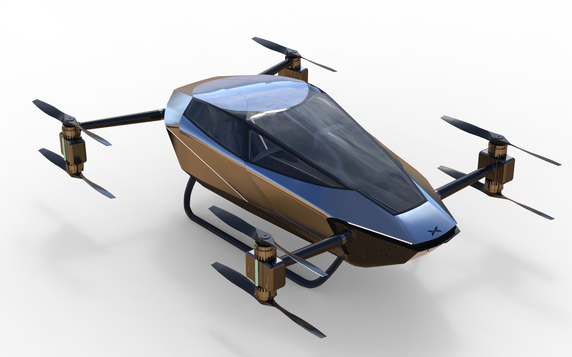 Xpeng X2 Flying car EVTOL 3D model | CGTrader