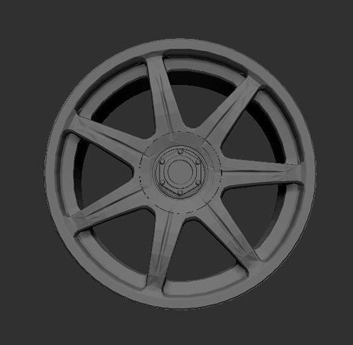 Axis Se7en Rims 3D print model 3D print ready Wheels 3D model 3D ...