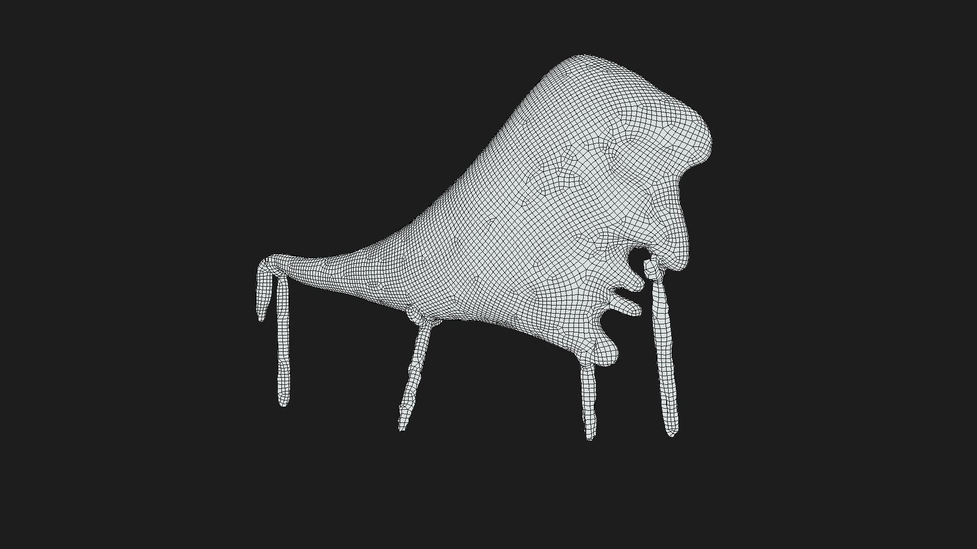 Salvador Dali Le sommeil Dream Surreal art 3D model | CGTrader