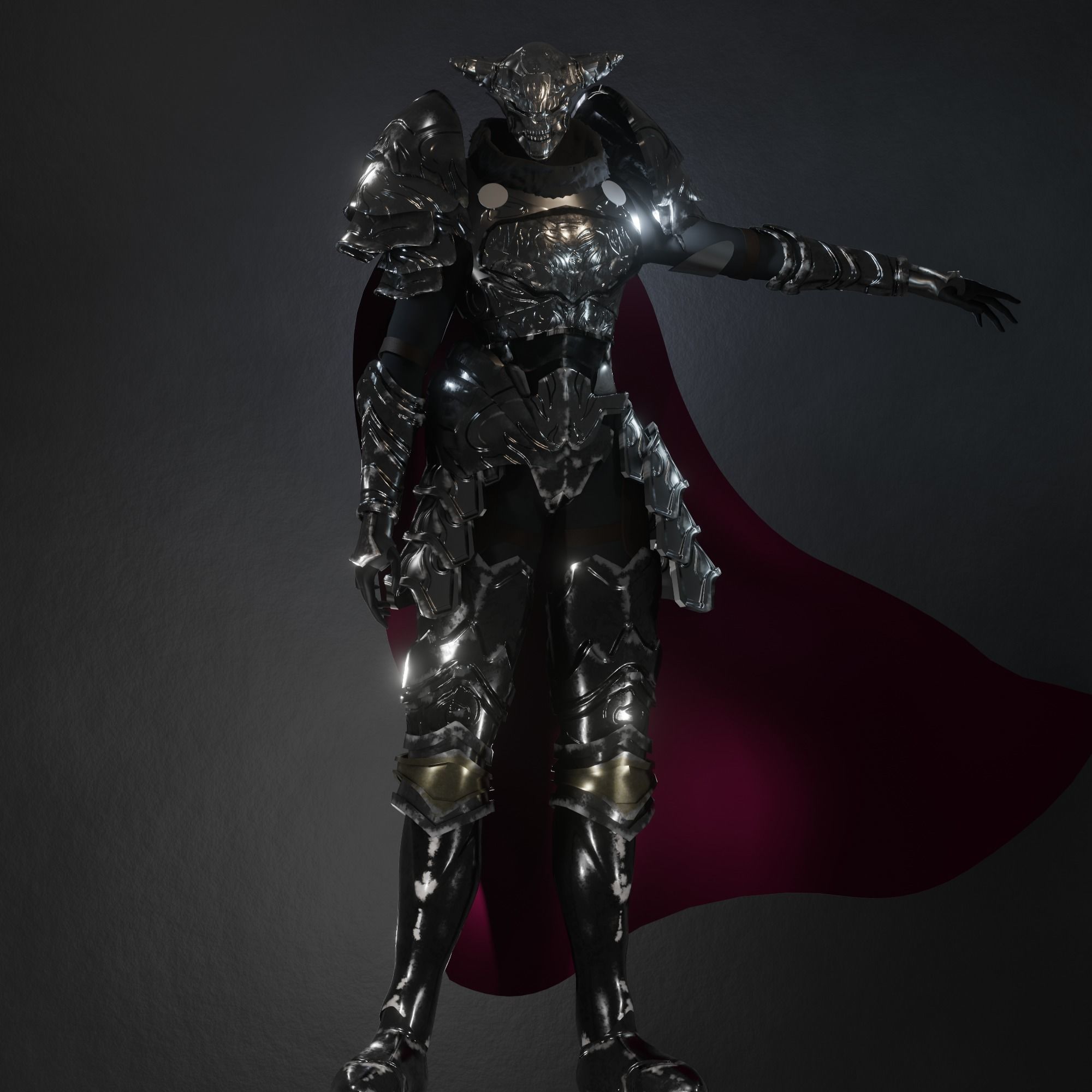 3D model Knight The Fallen Knight Character - Low-poly 3D Model VR / AR ...