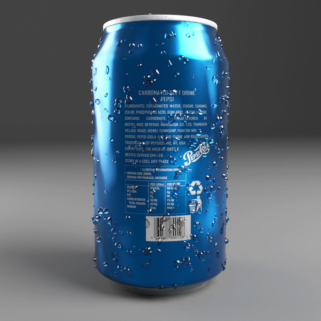 pepsi can free VR / AR / low-poly 3D model | CGTrader