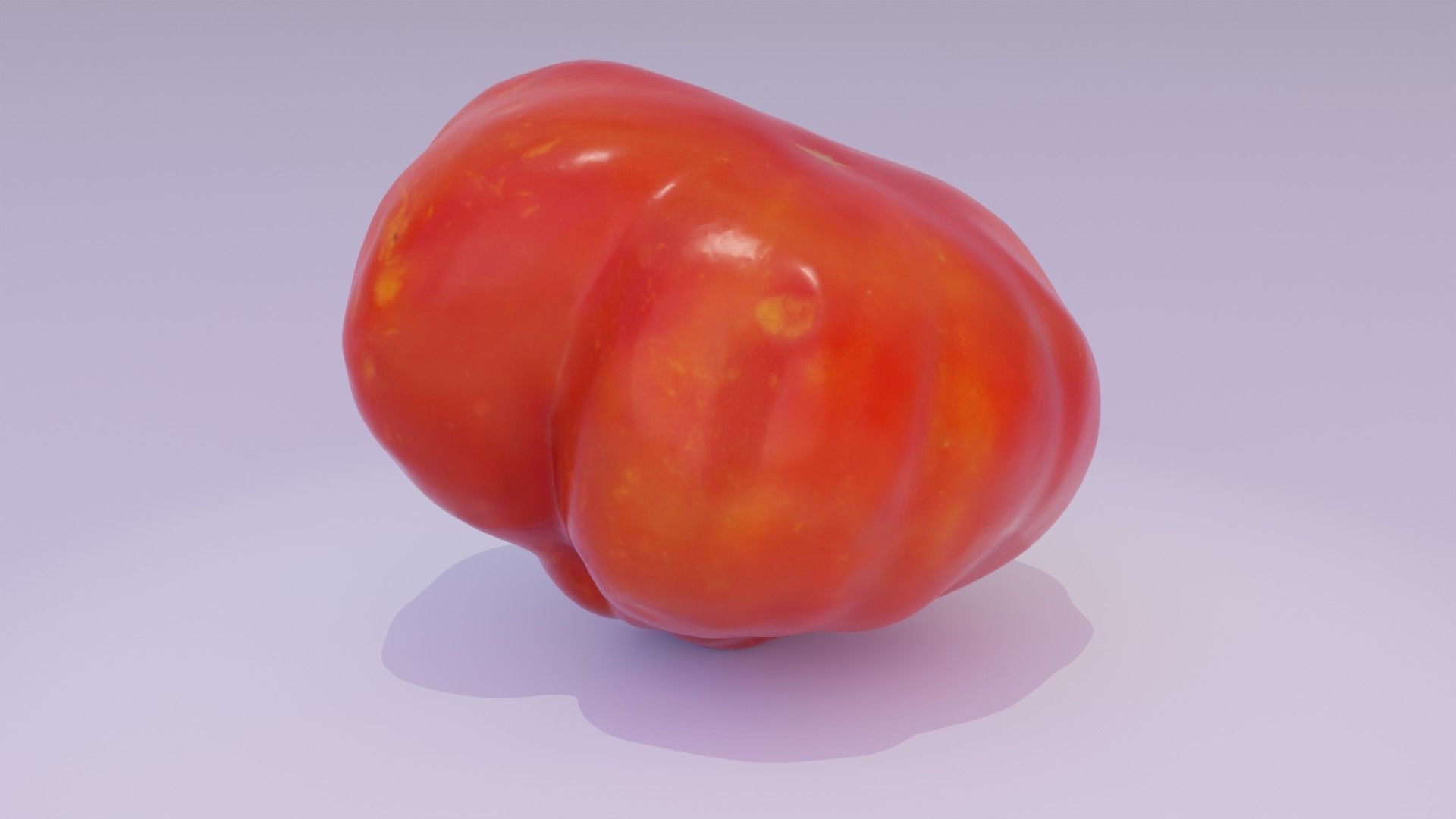 Tomato 04 high-poly 3D model | CGTrader