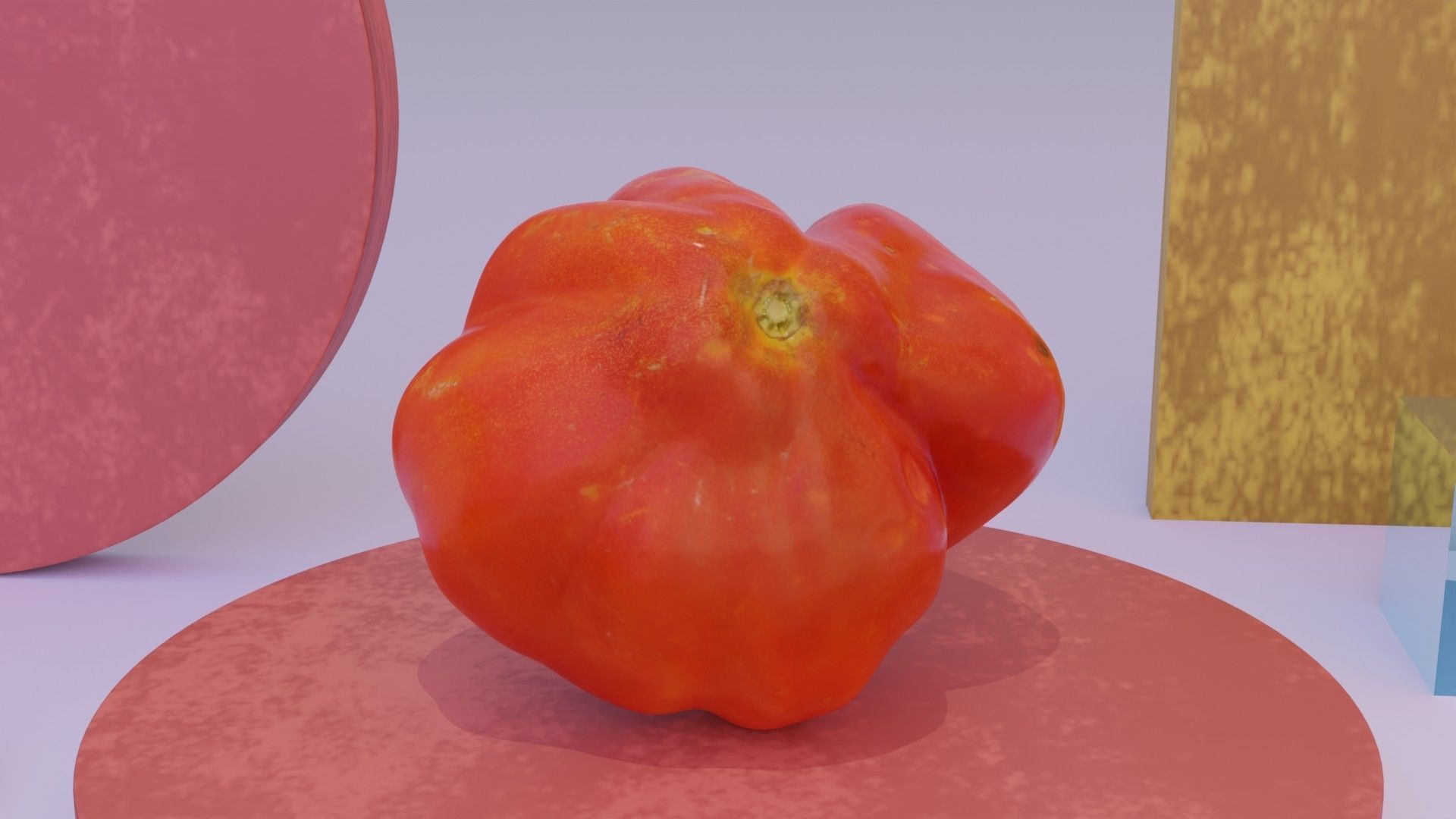 Tomato 04 high-poly 3D model | CGTrader