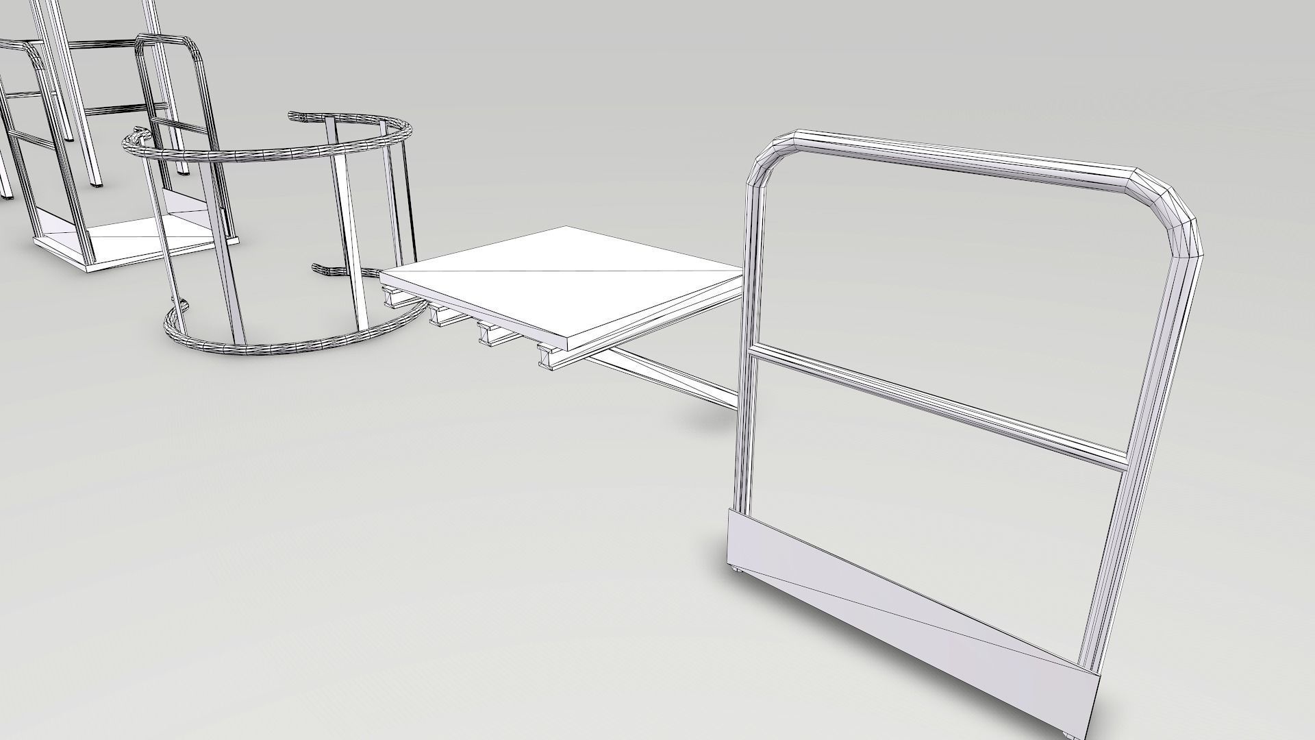3D model Metal Rusted Modular Ladder System VR / AR / low-poly | CGTrader