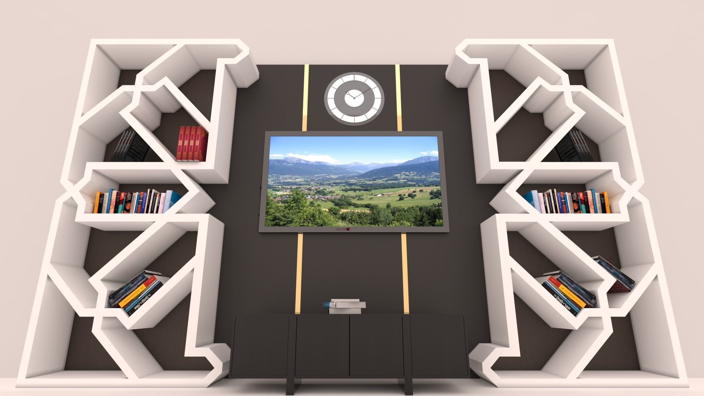 Moroccan library 3D model | CGTrader