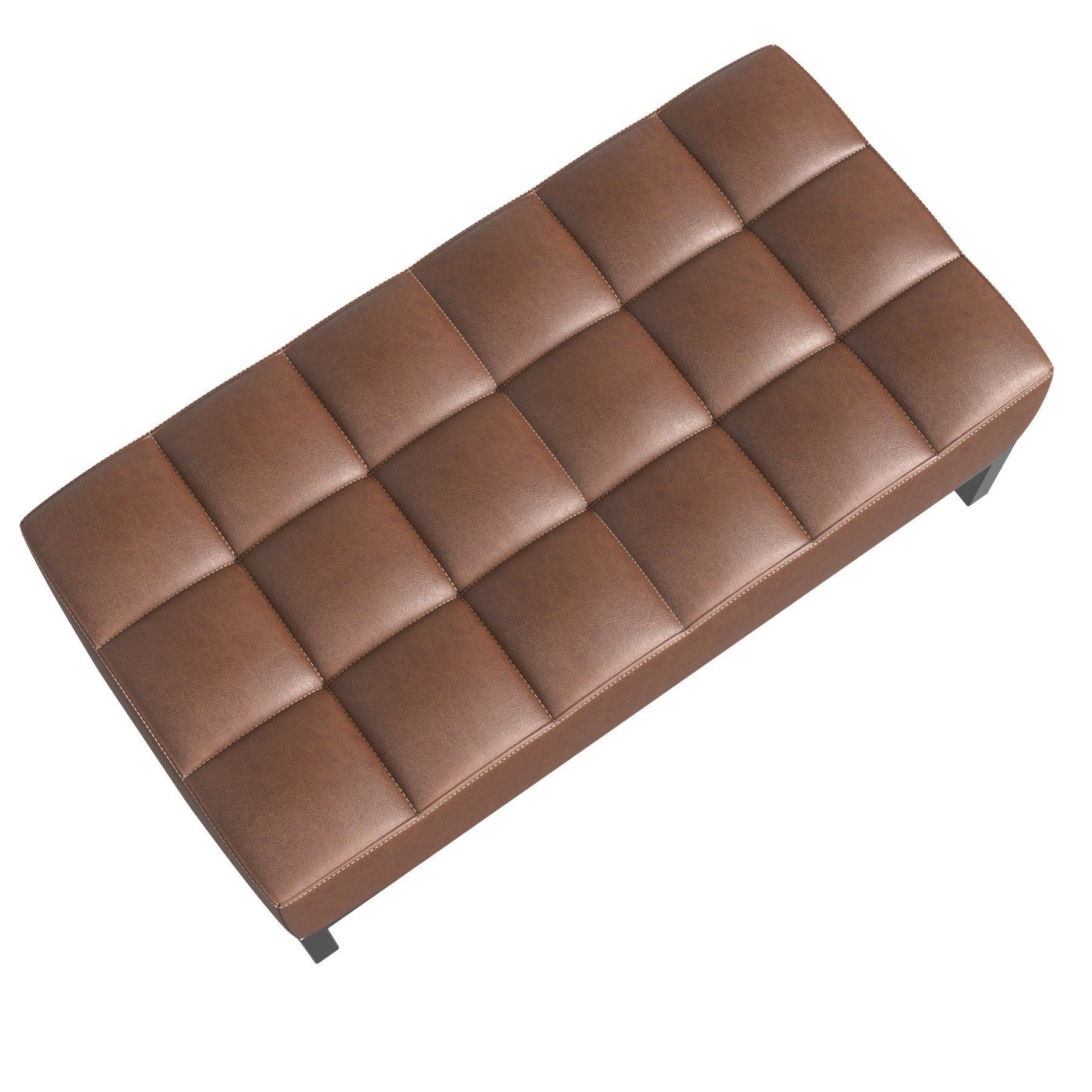 Rectangular Pouf Farrell Meridiani 3D model | CGTrader