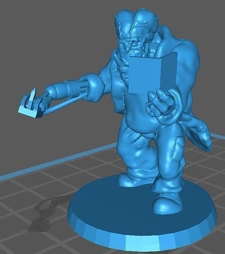 Big brain ork weird boy 3D model 3D printable | CGTrader
