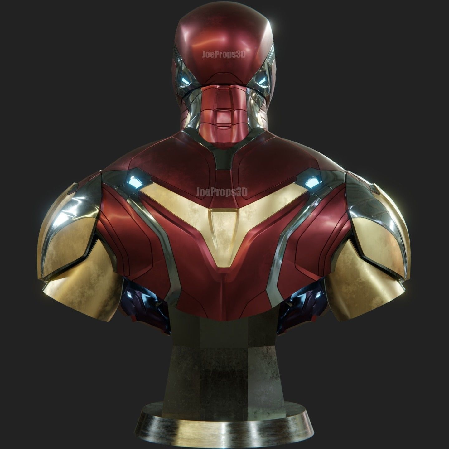FREE Highly Accurate Iron Man Mark 85 Bust STL Avengers Endgame free 3D ...