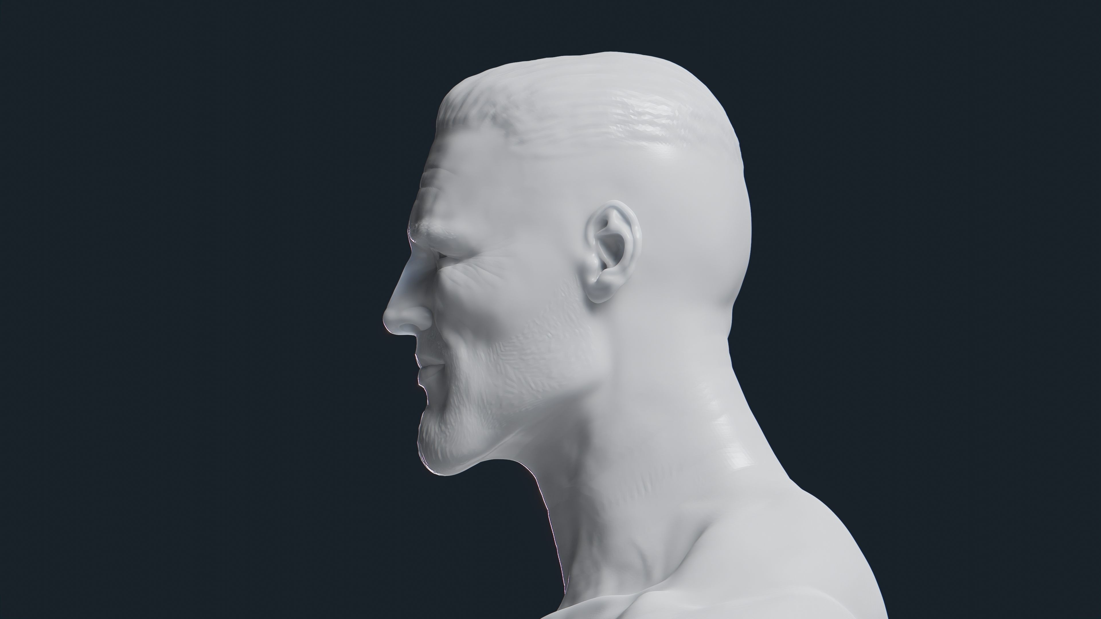 Giga Chad 3D model 3D printable | CGTrader