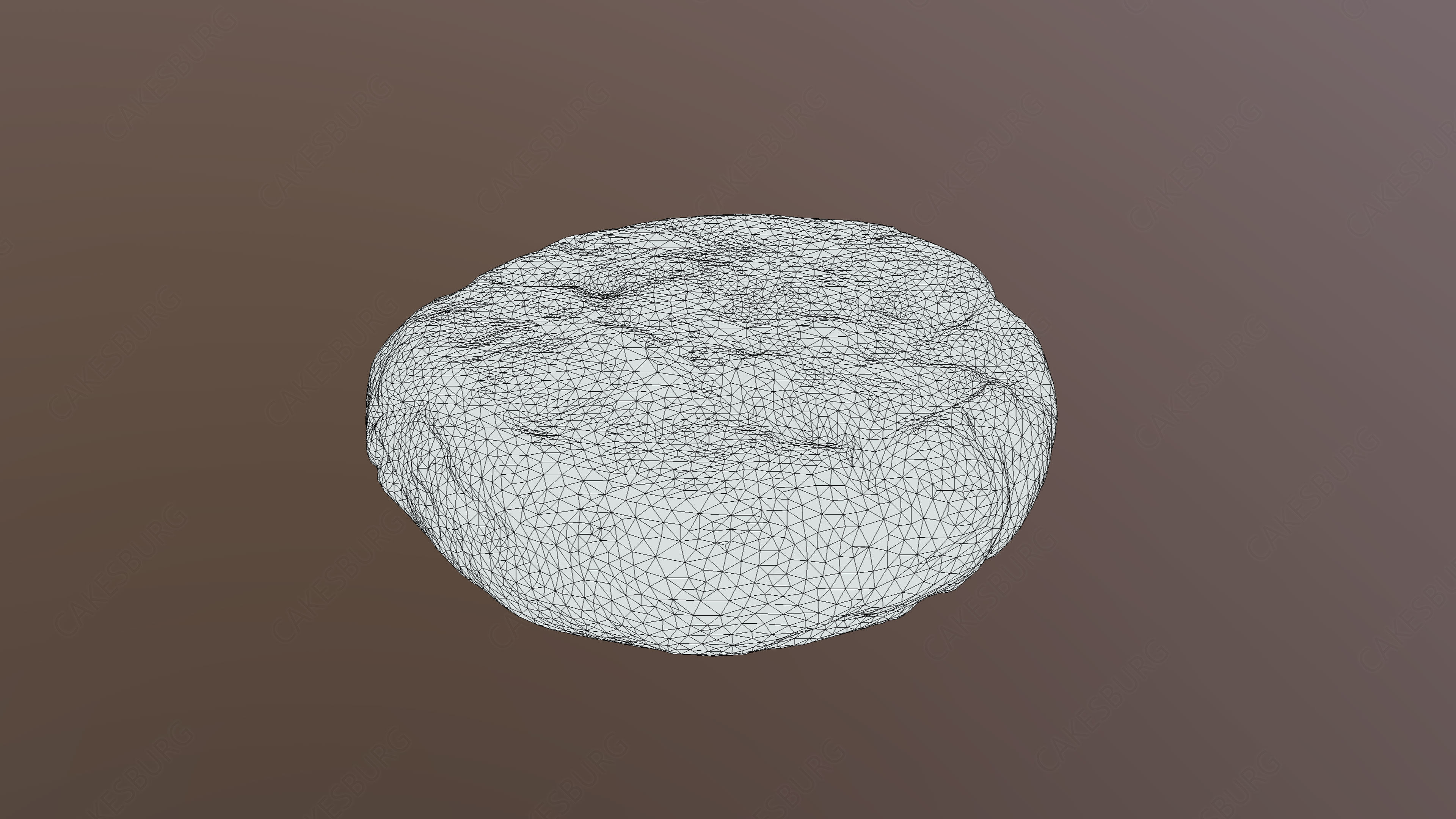3D model Traditional Stone Baked Sourdough Bread VR / AR / low-poly ...