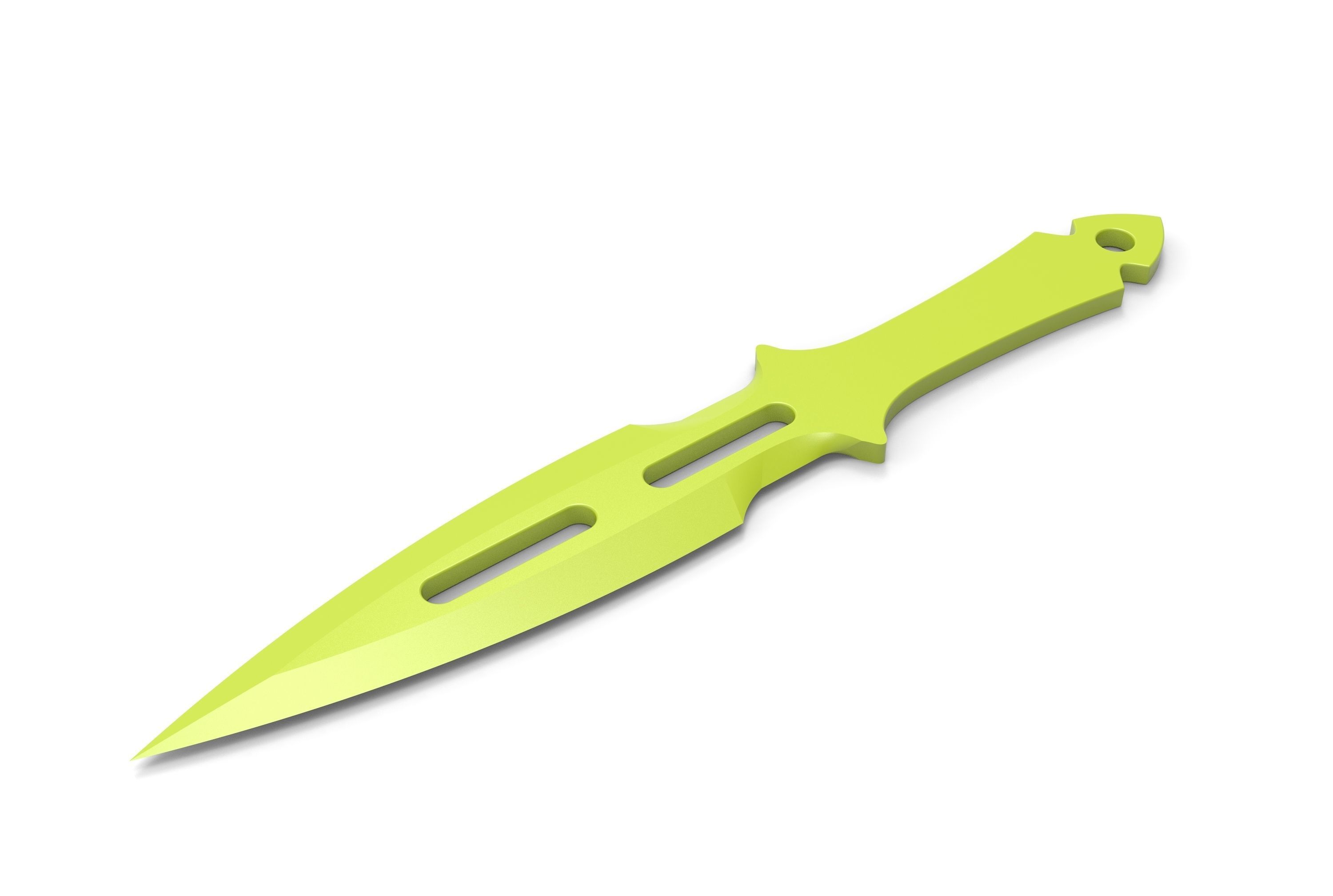 Throwing knife 3D model 3D printable | CGTrader
