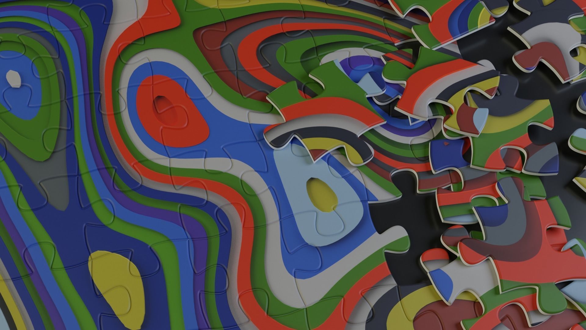 Jigsaw Puzzle - 3D Model 3D model | CGTrader