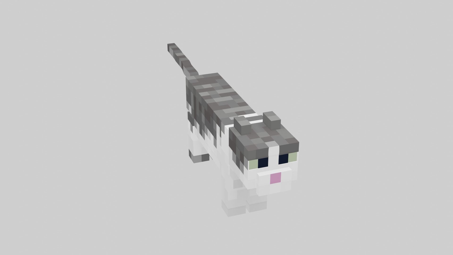 3D model Minecraft Cat VR / AR / low-poly | CGTrader