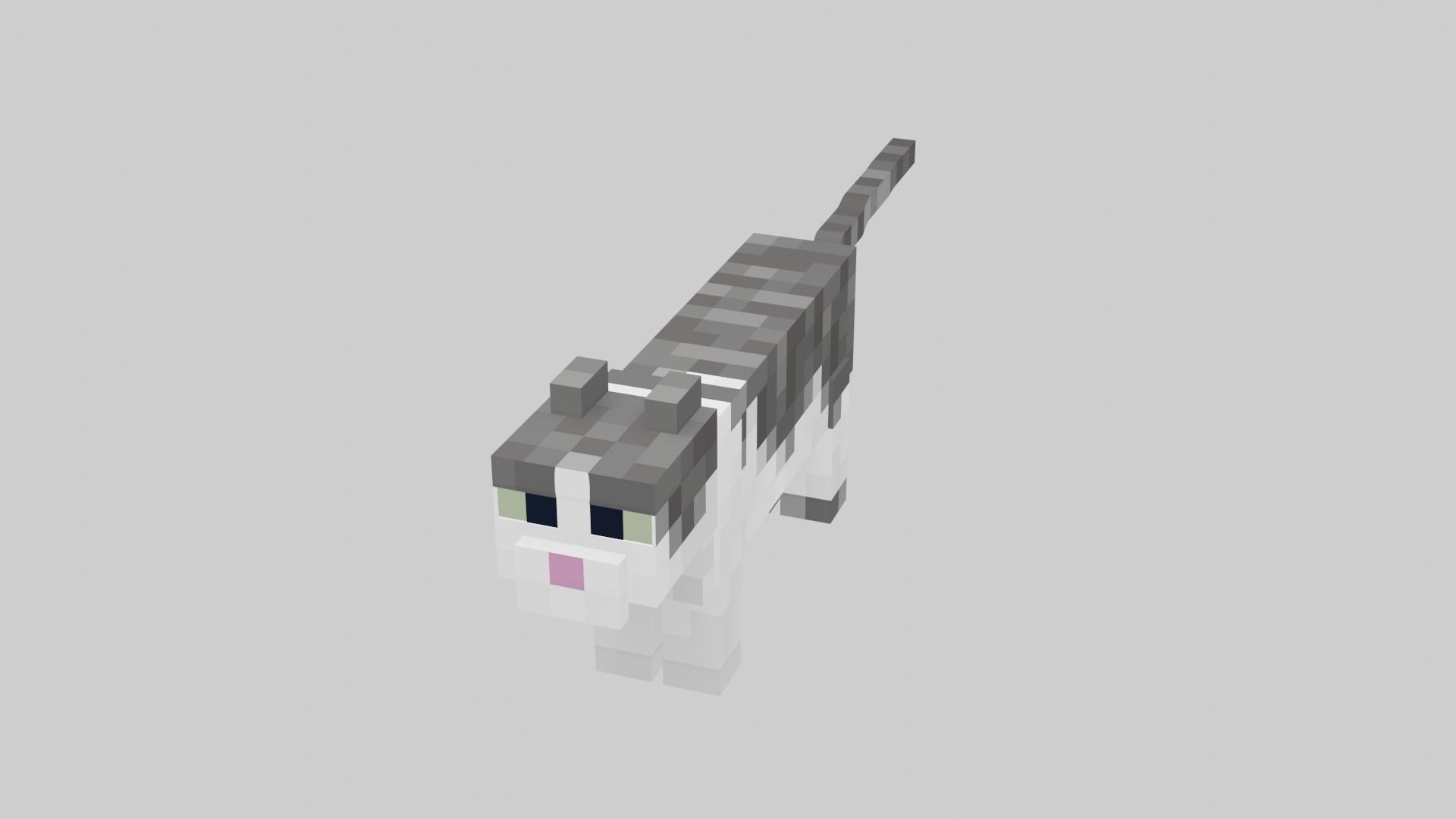 3D model Minecraft Cat VR / AR / low-poly | CGTrader