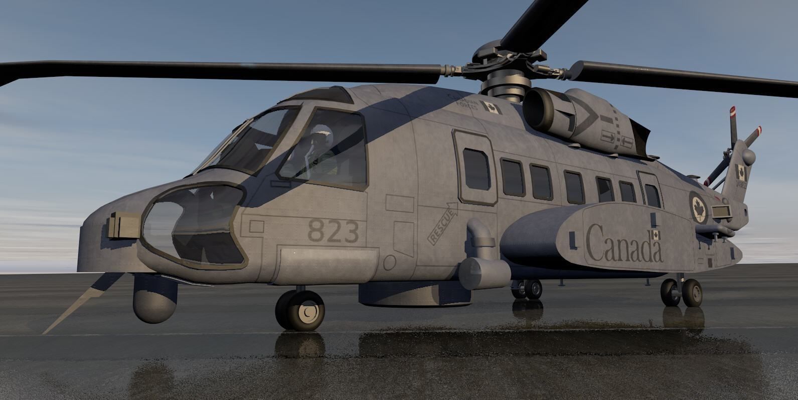 Sikorsky CH-148 Cyclone 3D model | CGTrader