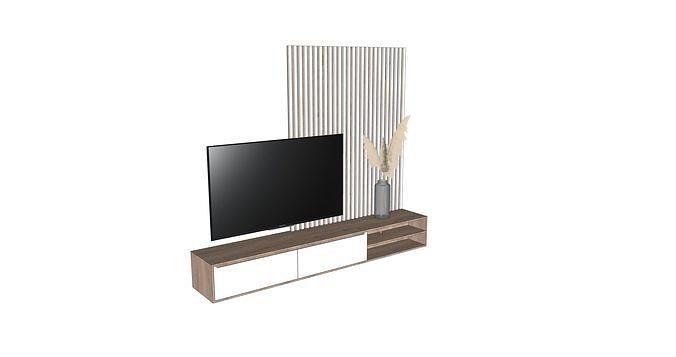 TV Furniture free 3D model | CGTrader