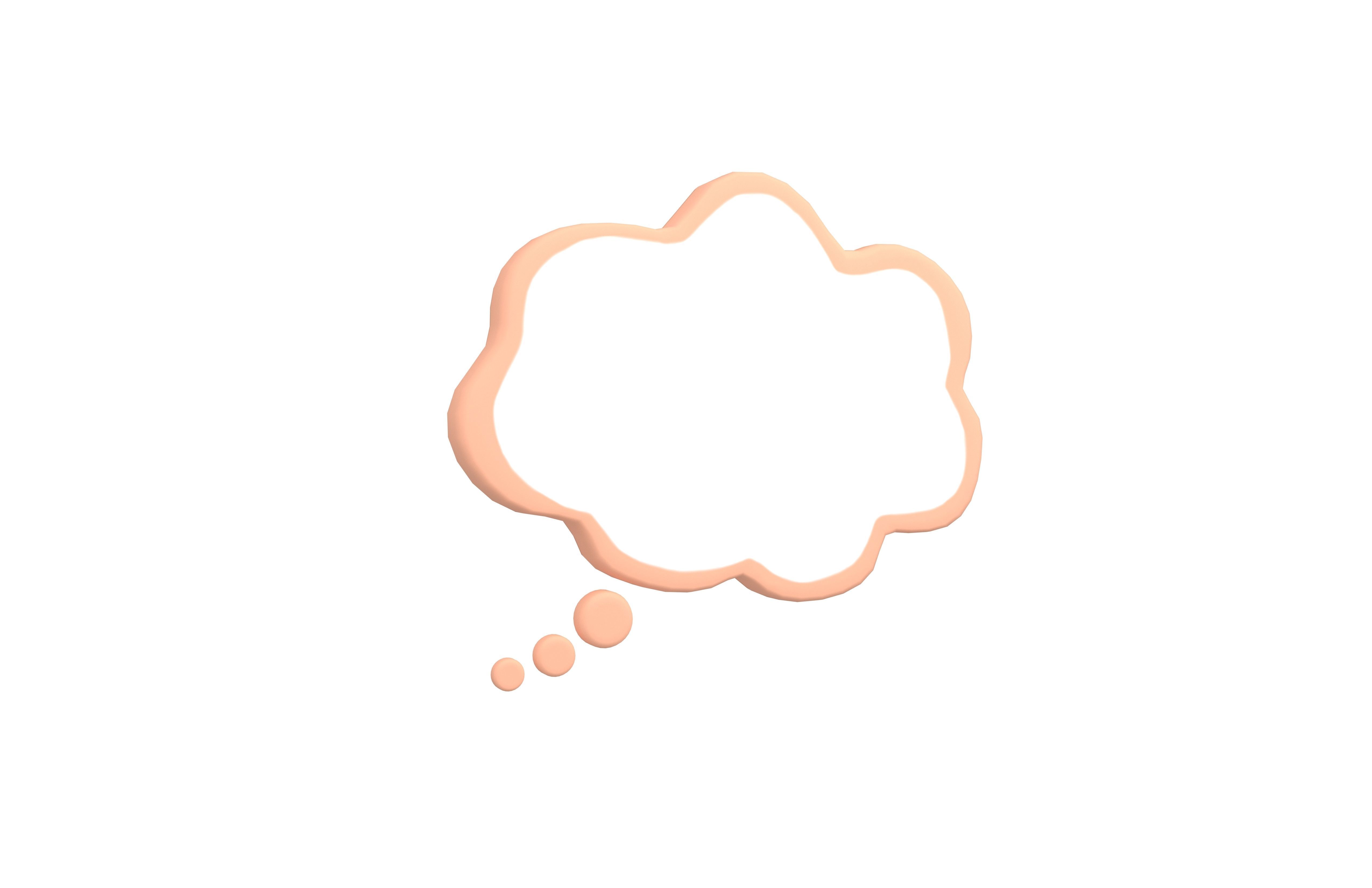 3D model Speech Balloon v20 004 VR / AR / low-poly | CGTrader