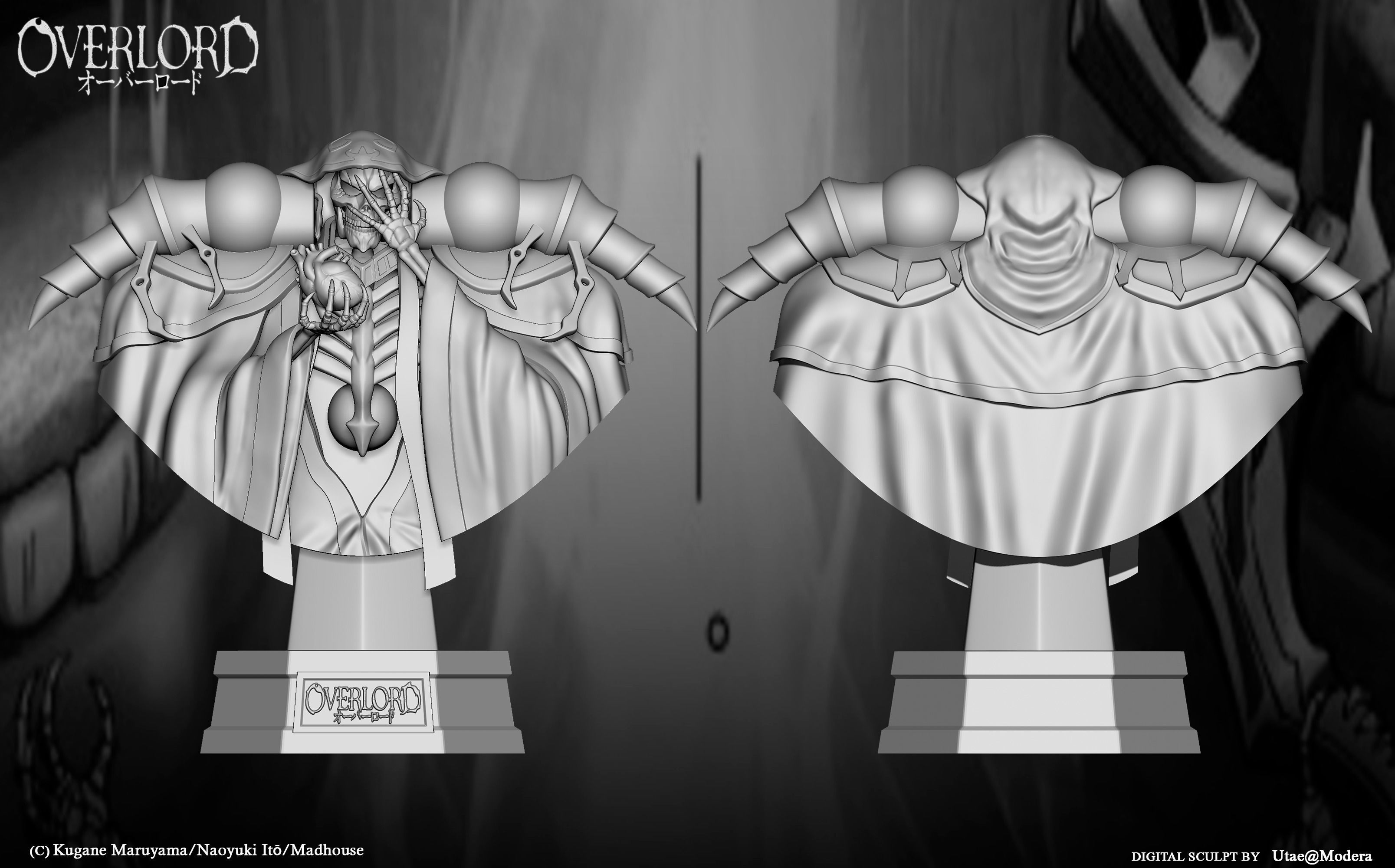 Momon bust 3D model 3D printable | CGTrader