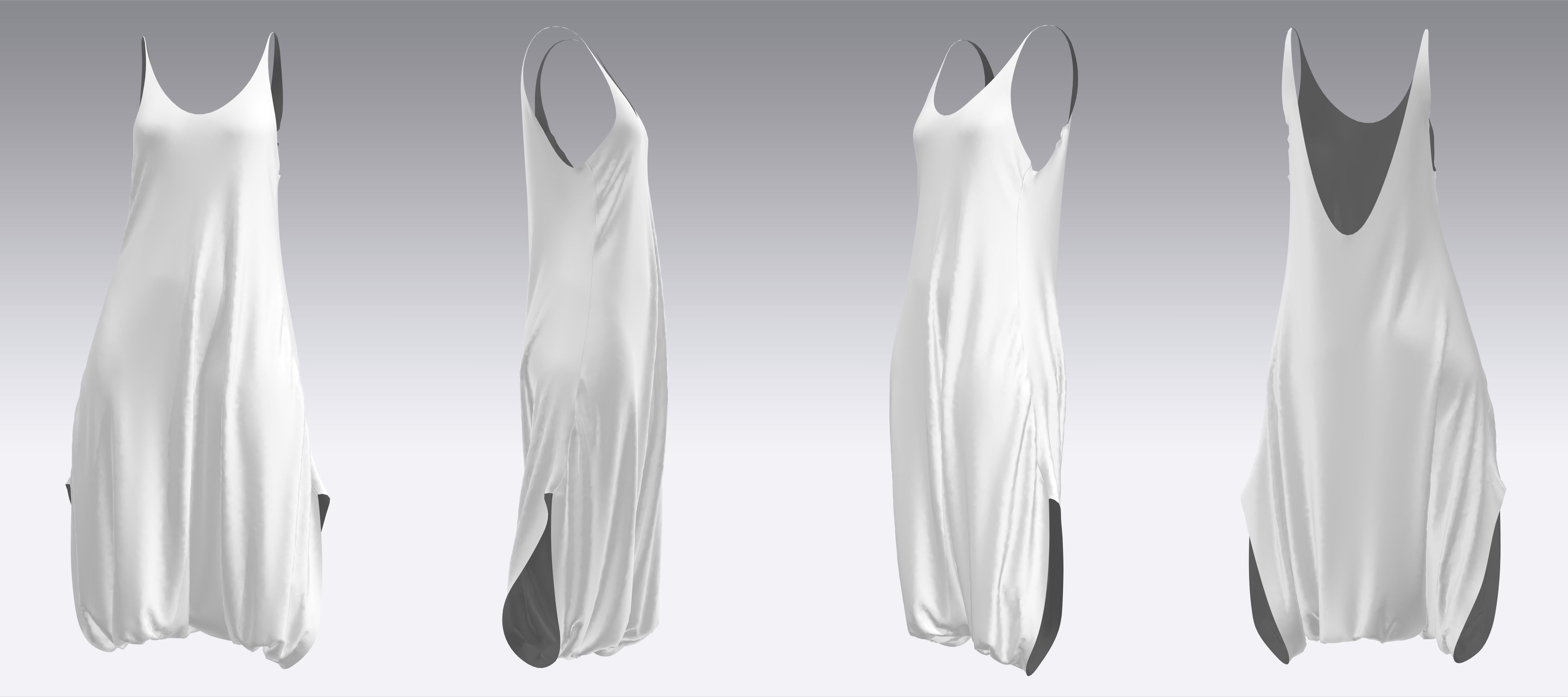 Dress Outfits MD CLO 3D zprj project files 3D model | CGTrader