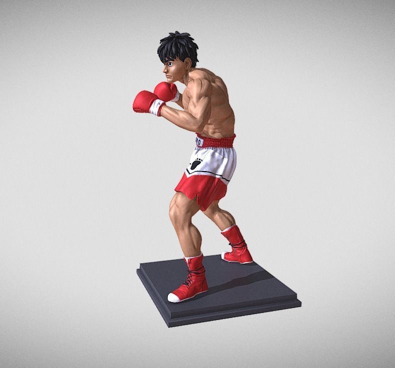 Hajime no Ippo figure 3D model 3D printable | CGTrader