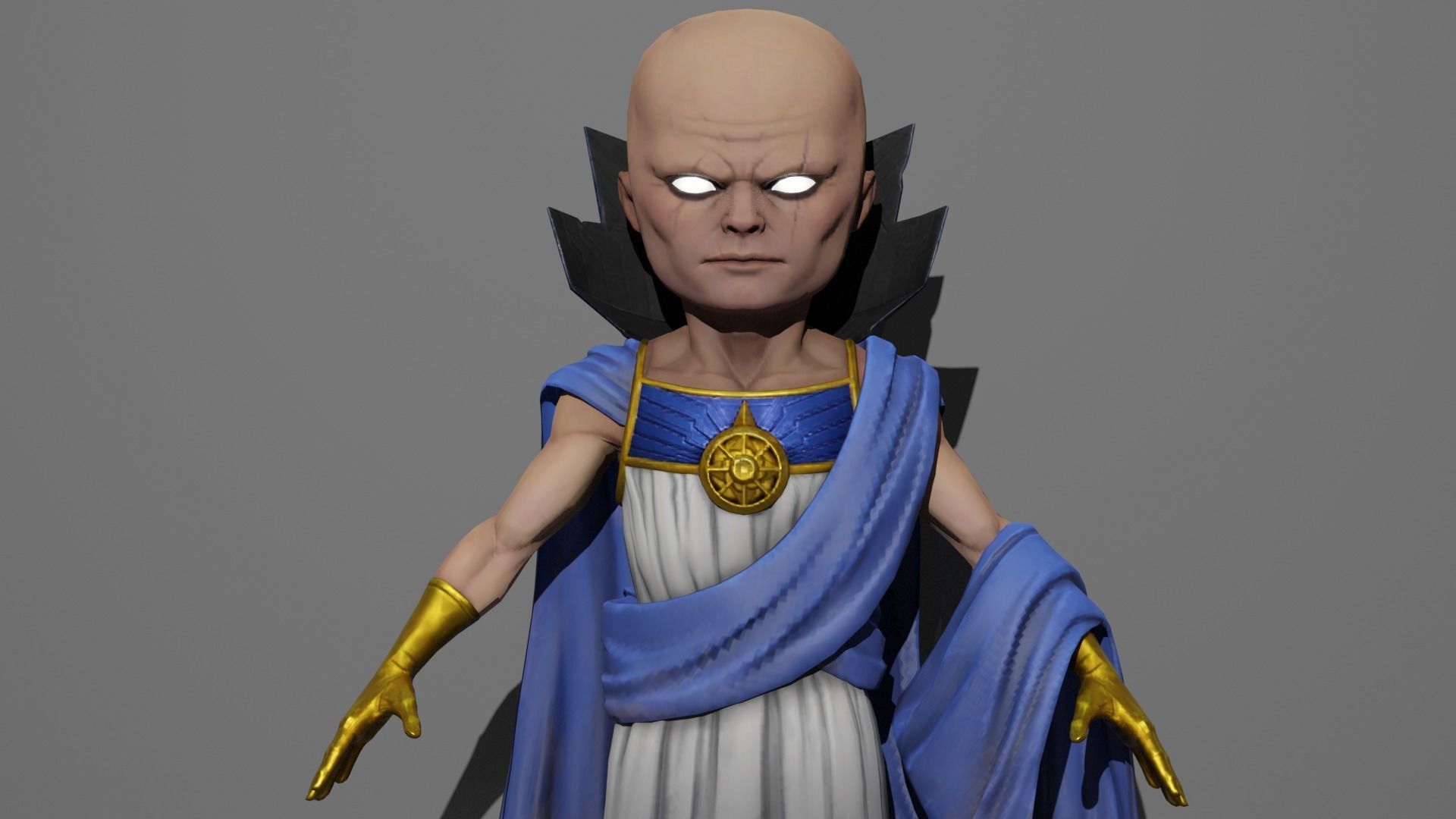 Uatu the Watcher 3D model rigged | CGTrader