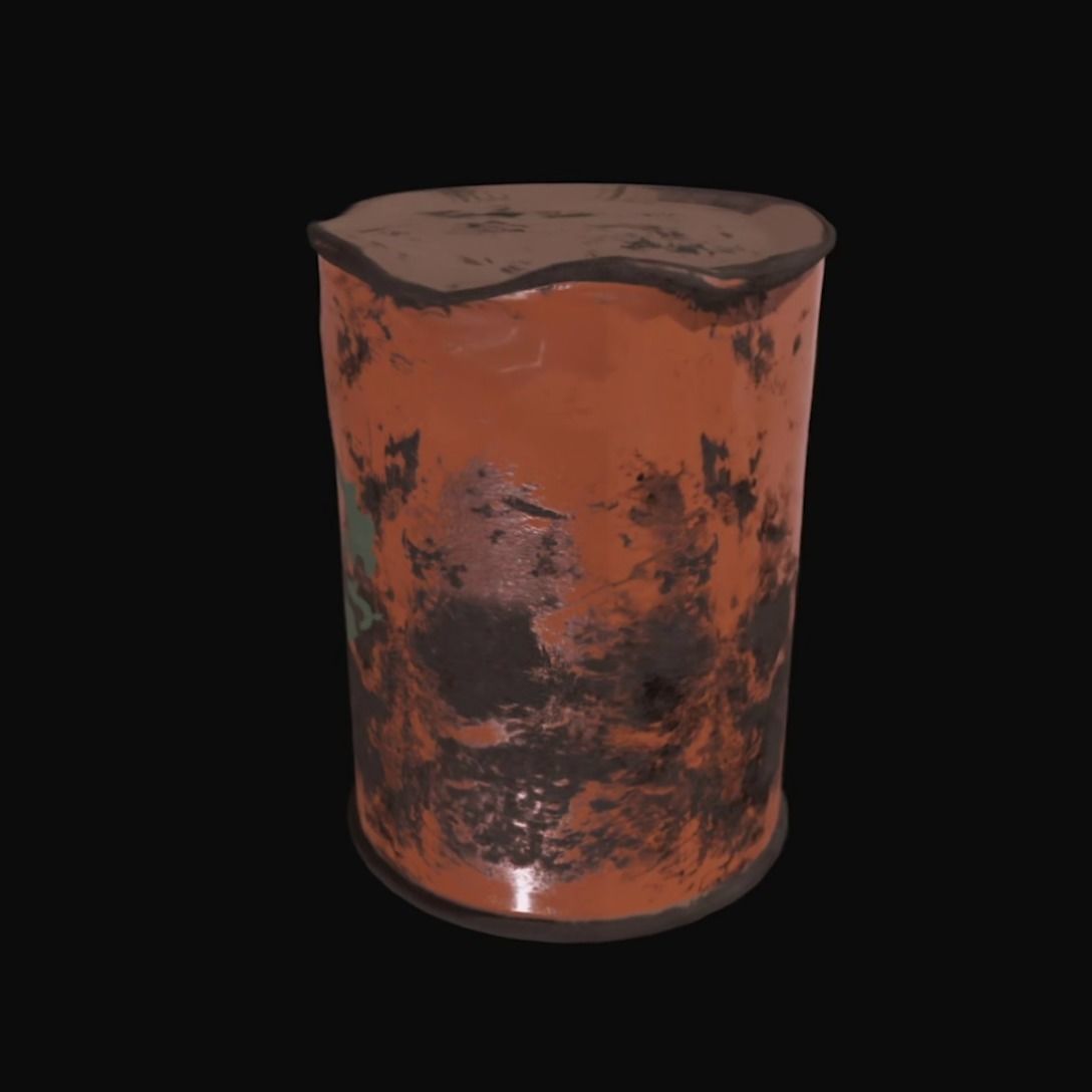 Rusted Barrel 3D model | CGTrader