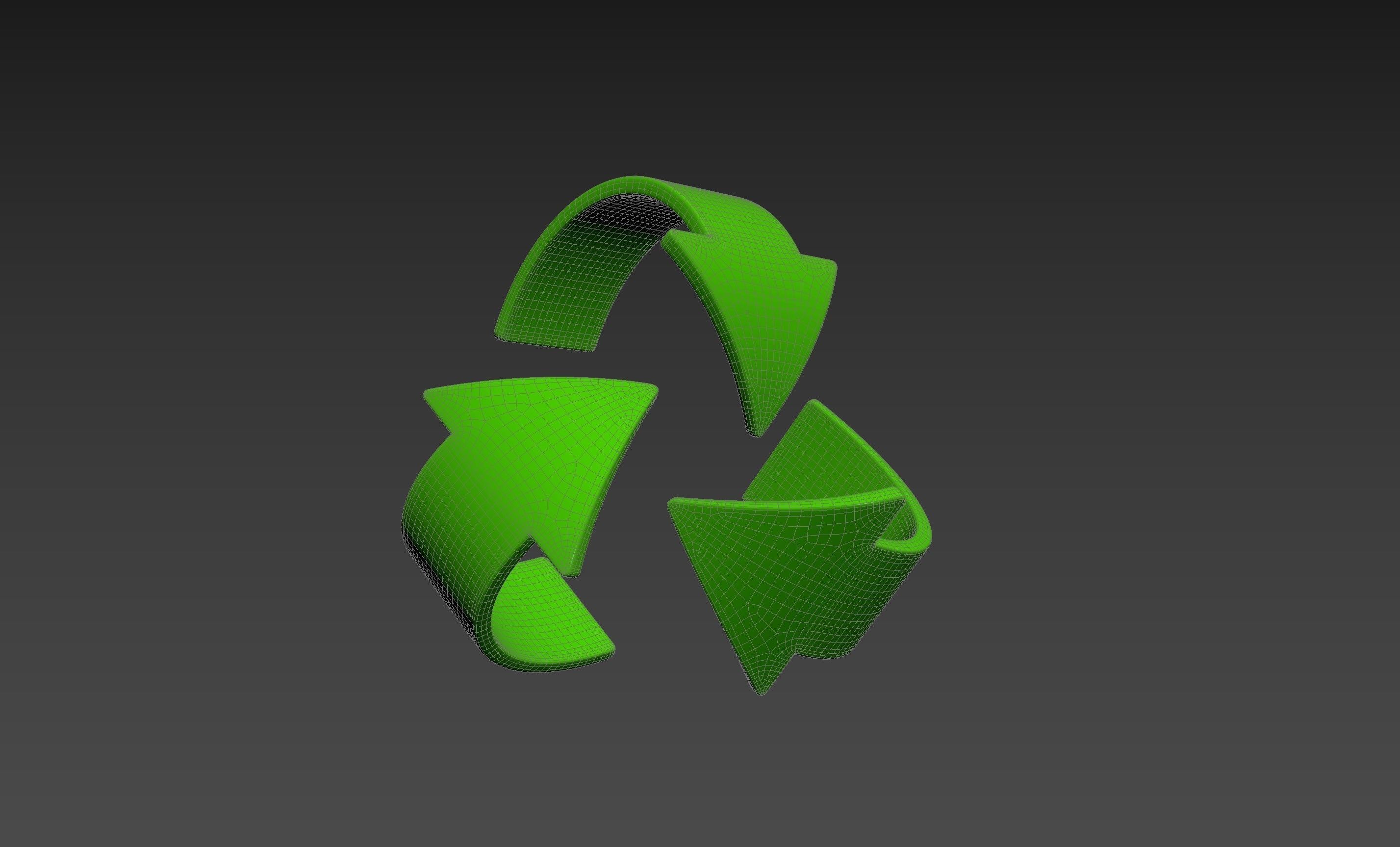 Symbol005 Recycle 3D model | CGTrader
