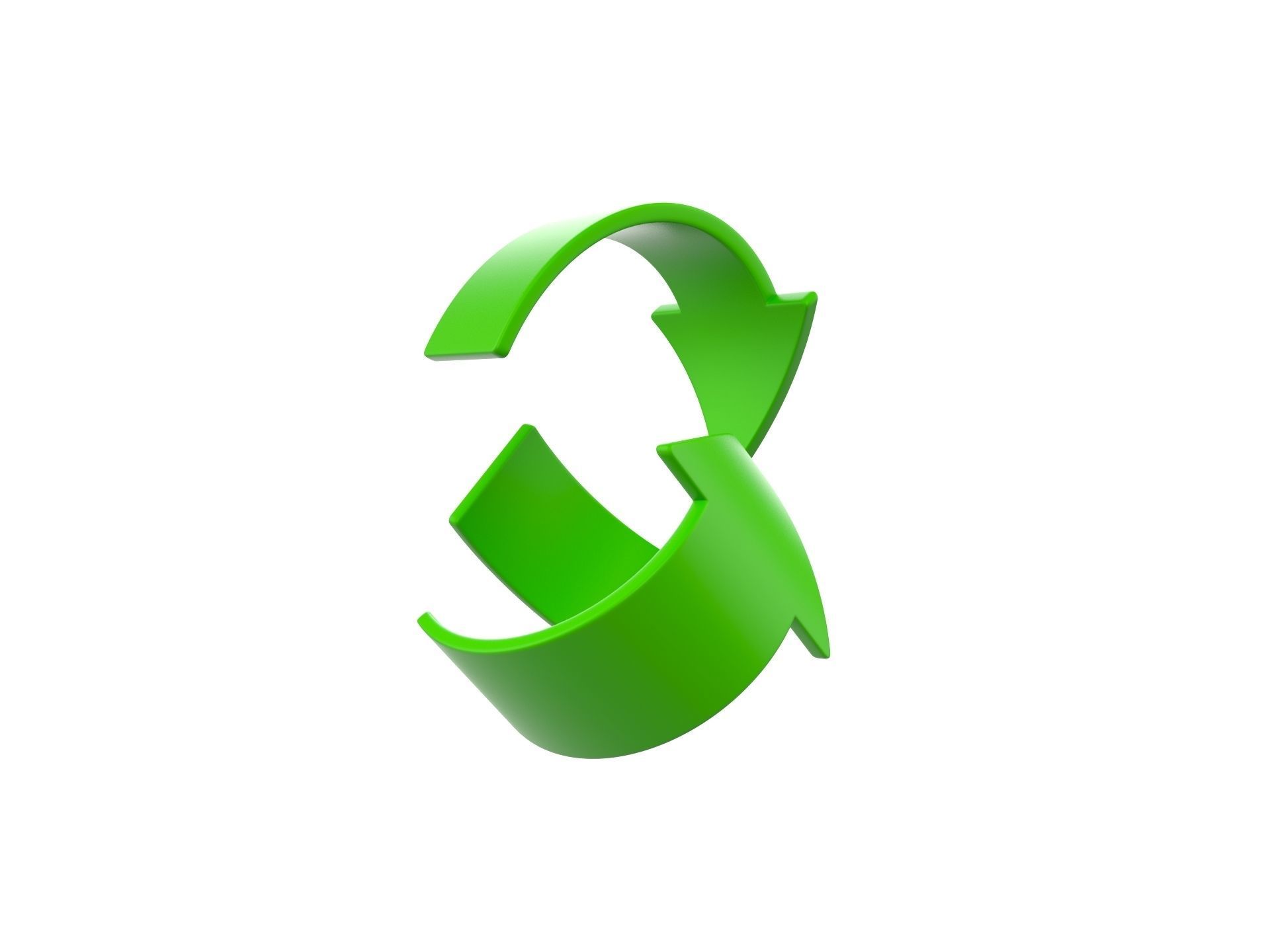 Symbol005 Recycle 3D model | CGTrader