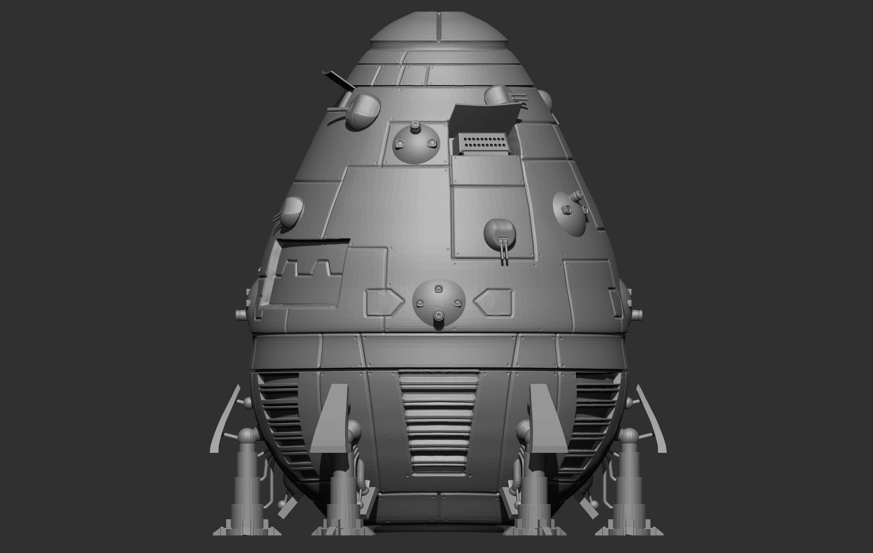 3D BattleTech Ship 3D model 3D printable | CGTrader