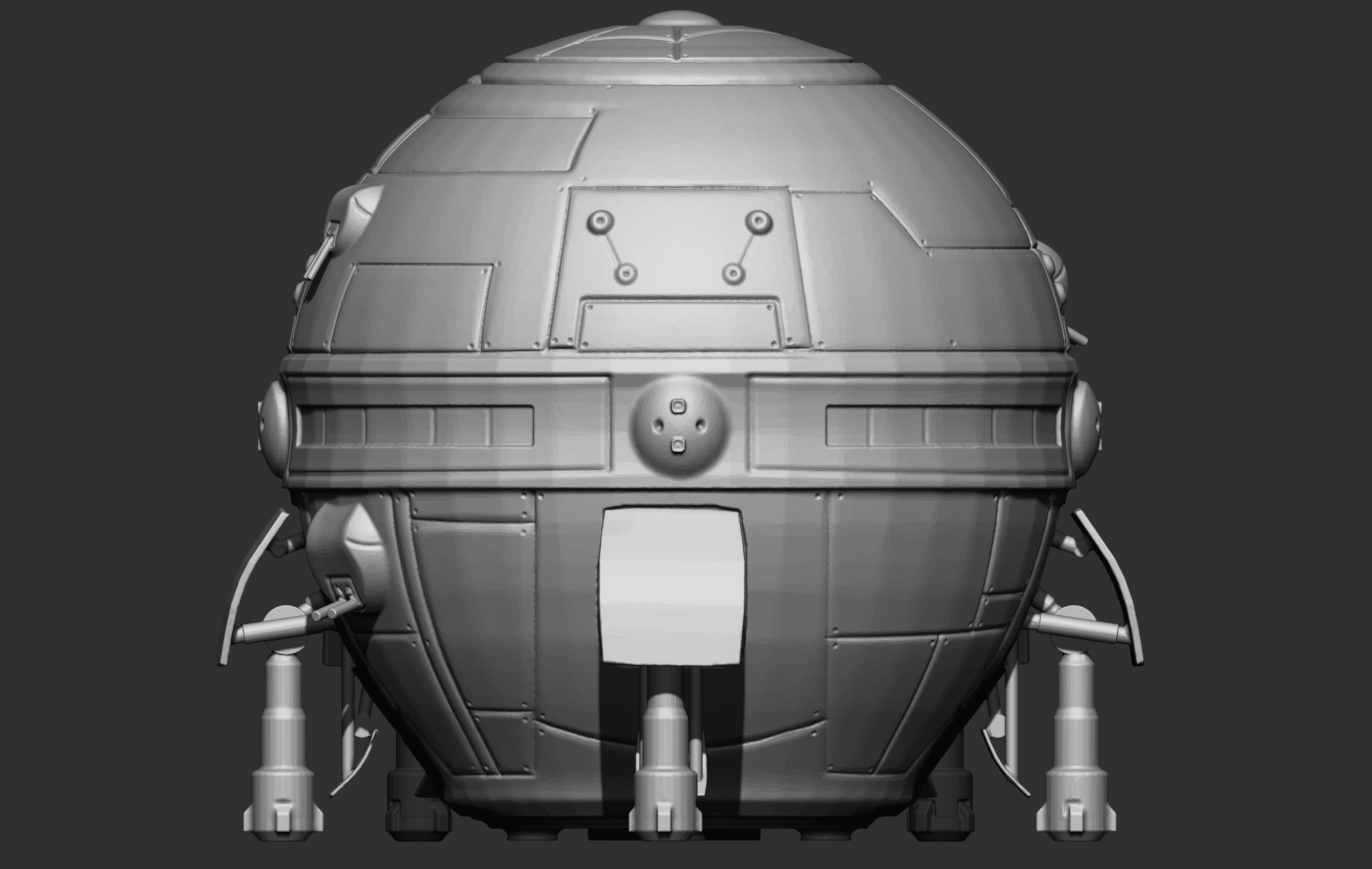 3D BattleTech DropShip 3D model 3D printable | CGTrader