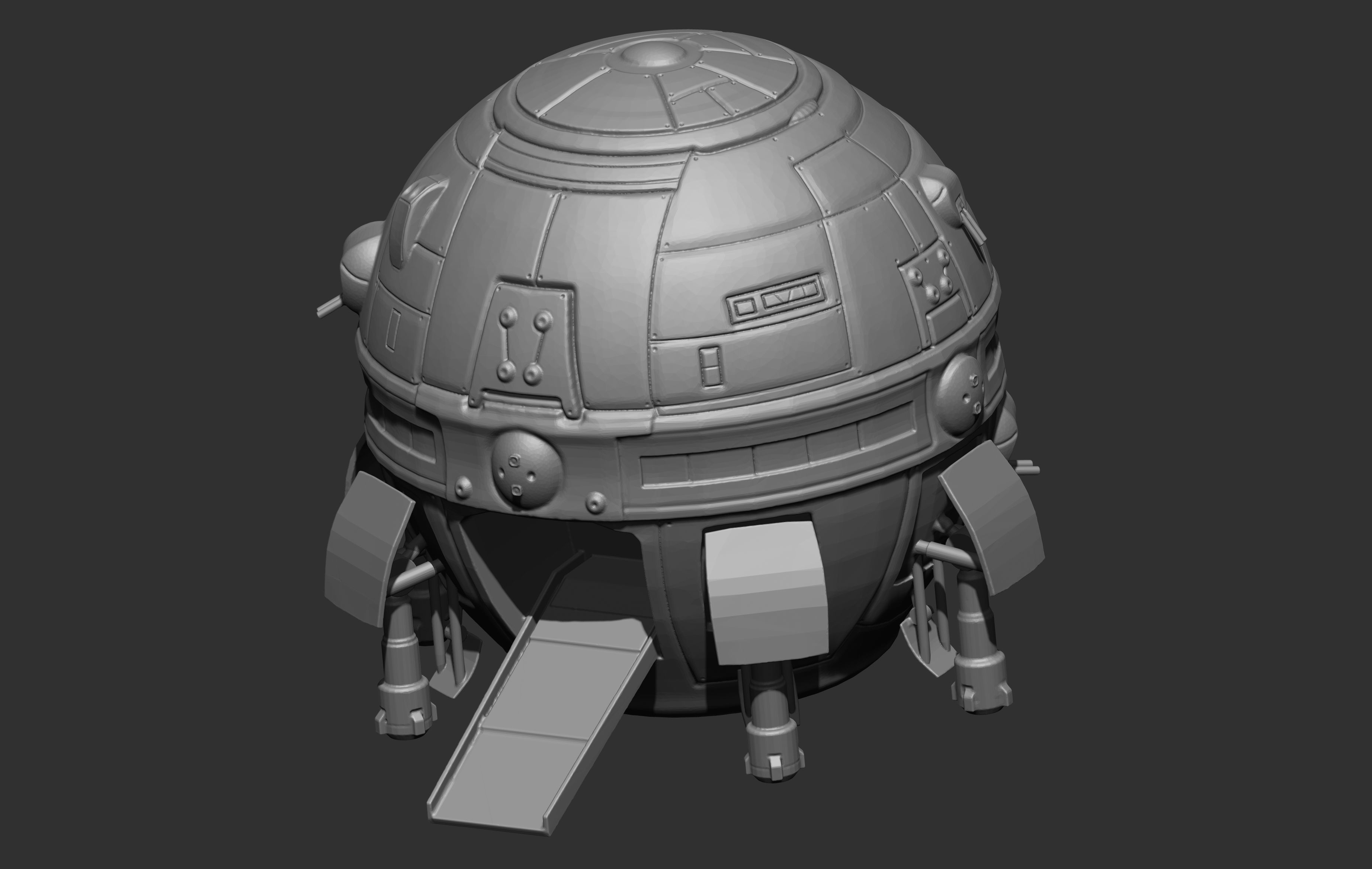 3D BattleTech DropShip 3D model 3D printable | CGTrader
