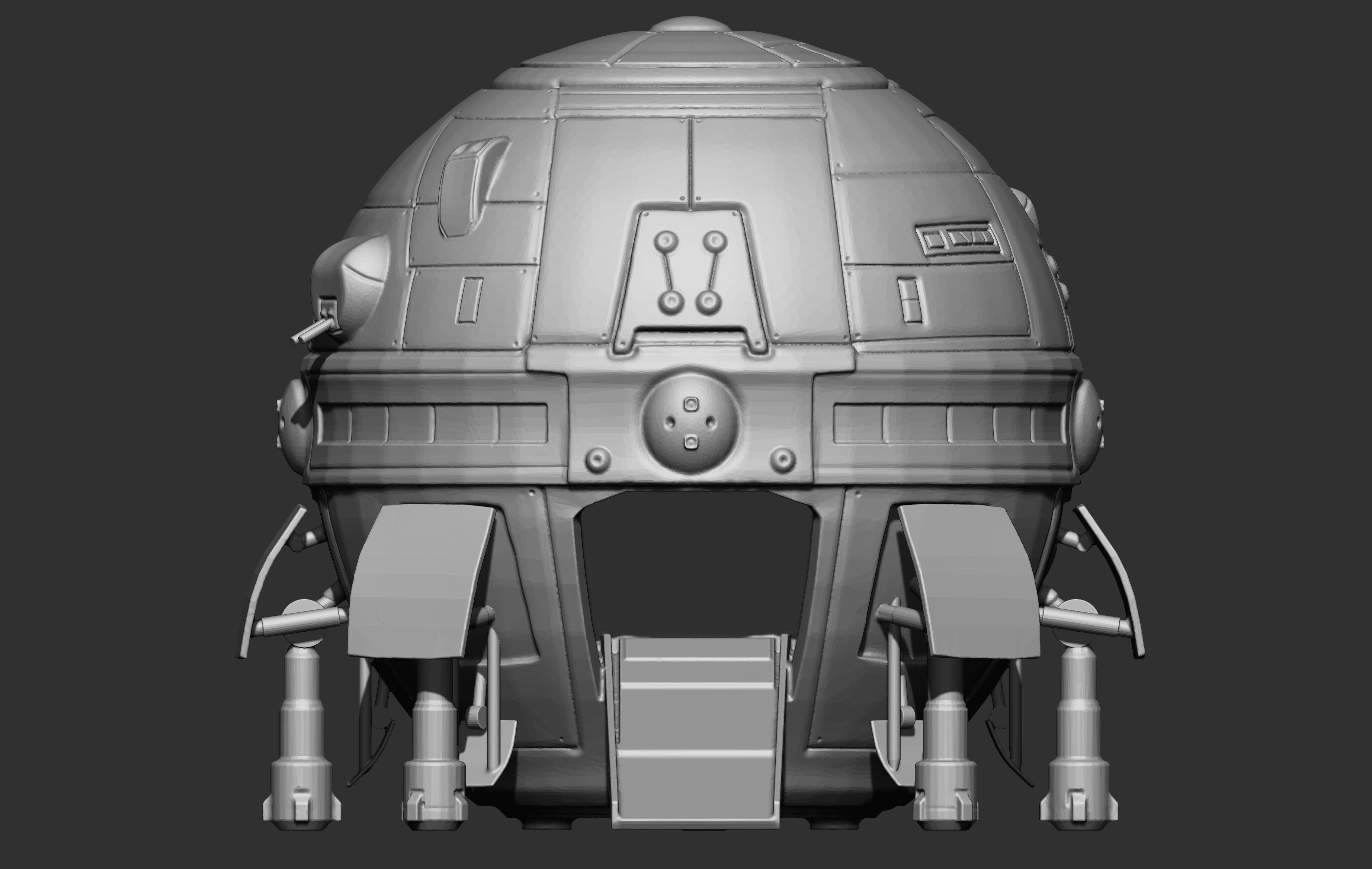 3D BattleTech DropShip 3D model 3D printable | CGTrader